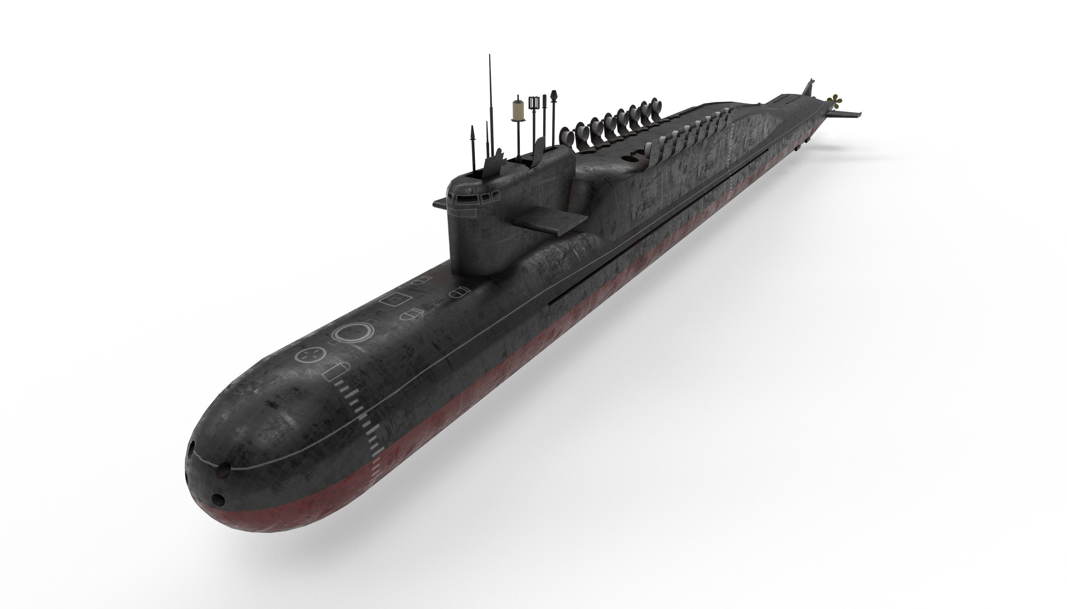 3D model delta class submarine VR / AR / low-poly | CGTrader