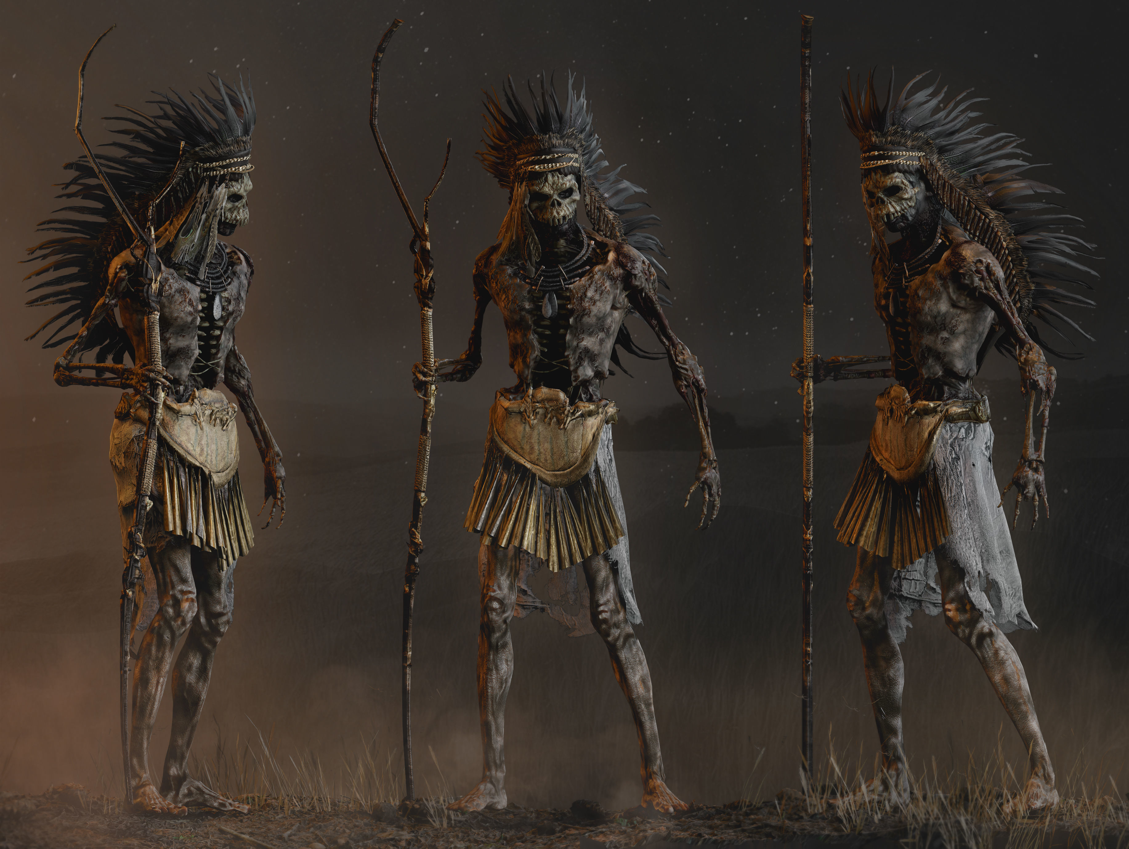 3D model Death Shaman VR / AR / low-poly | CGTrader