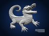 Alligator CNC Router Carving Casting Bas Relief animal wildlife 3D ...