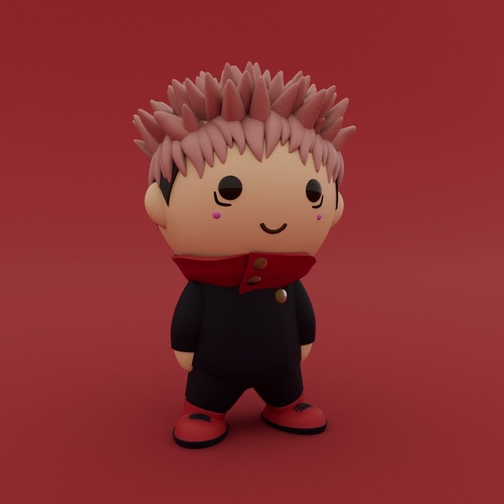 Cute Little Yuji Itadori - Jujutsu Kaisen 3D model 3D printable | CGTrader