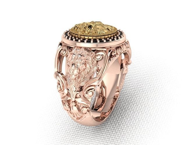 3d ring free 3D model 3D printable | CGTrader