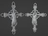 crucified rat jewelry 3D model 3D printable | CGTrader
