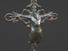 crucified rat jewelry 3D model 3D printable | CGTrader