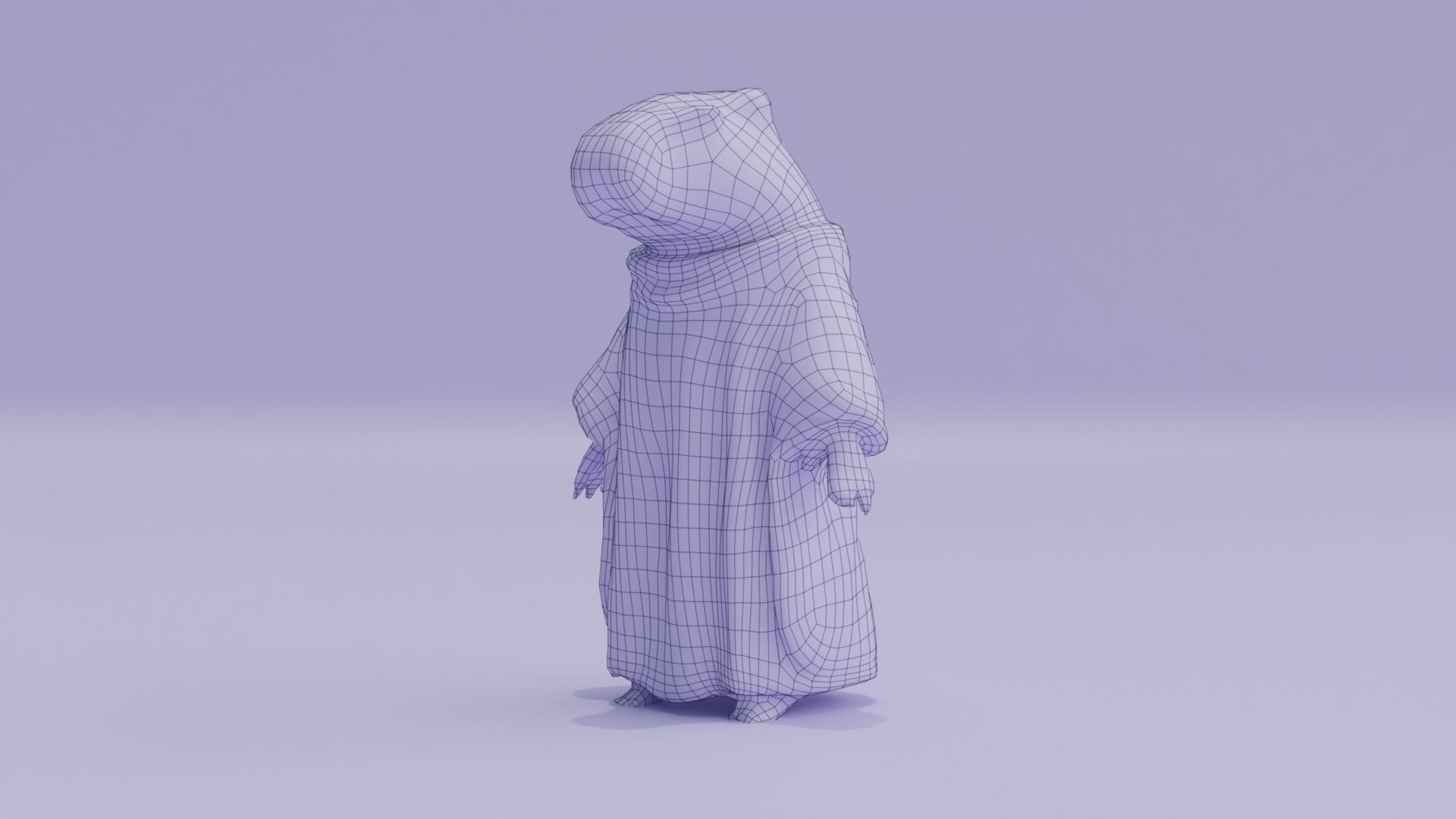 Capybara Humanoid Character Wear Robe free VR / AR / low-poly 3D model ...