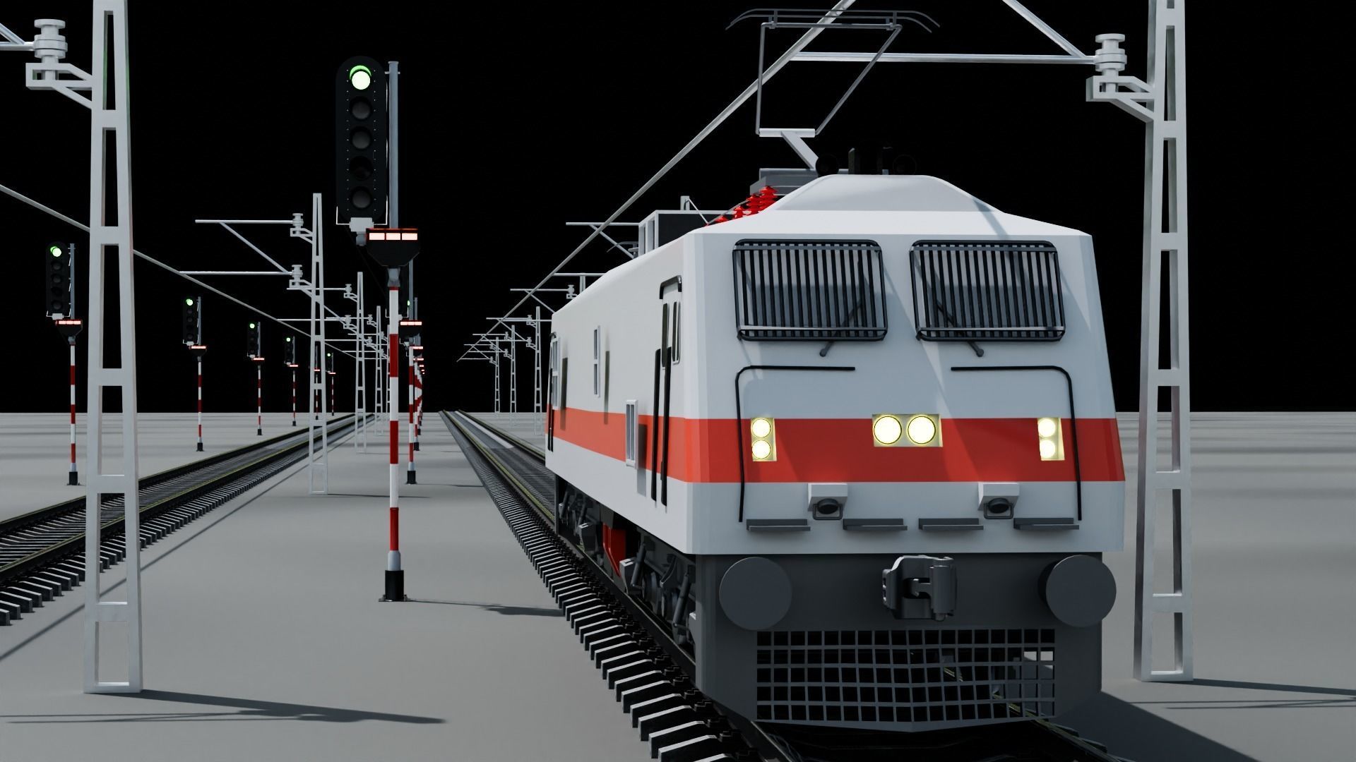 WAP 7 Locomotive 3D model 3D model | CGTrader