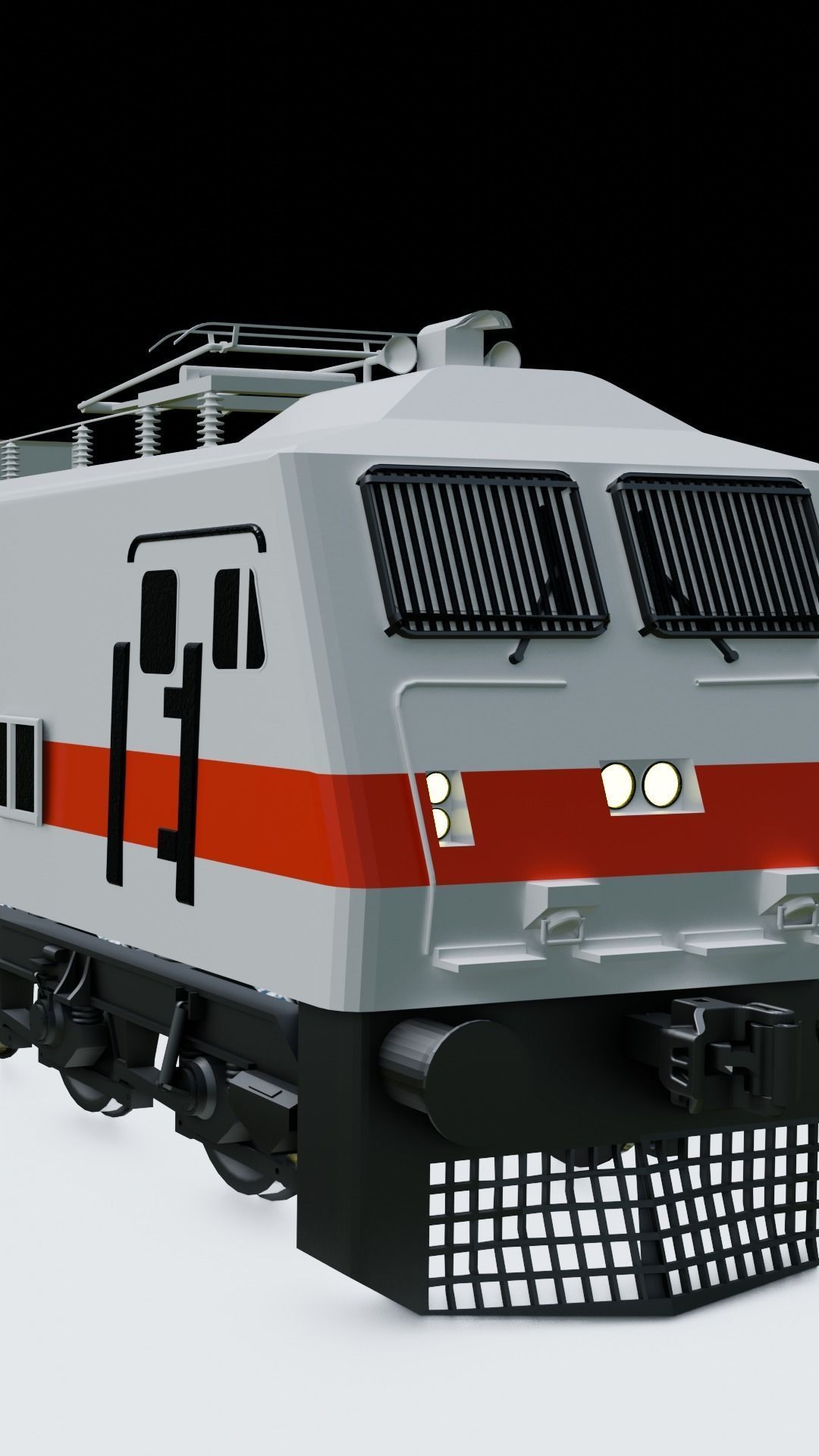 WAP 7 Locomotive 3D model 3D model | CGTrader