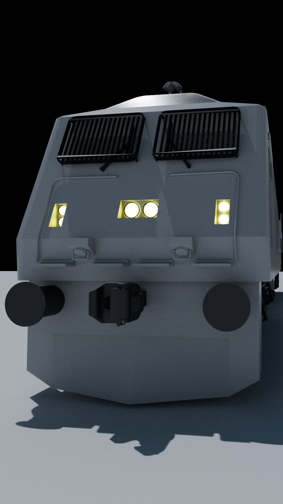 WAP 7 Locomotive 3D model 3D model | CGTrader