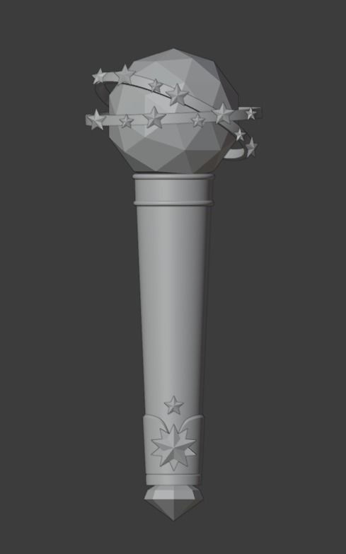 Hololive Hoshimachi Suisei microphone 3d model 3d print STL 3D model 3D ...