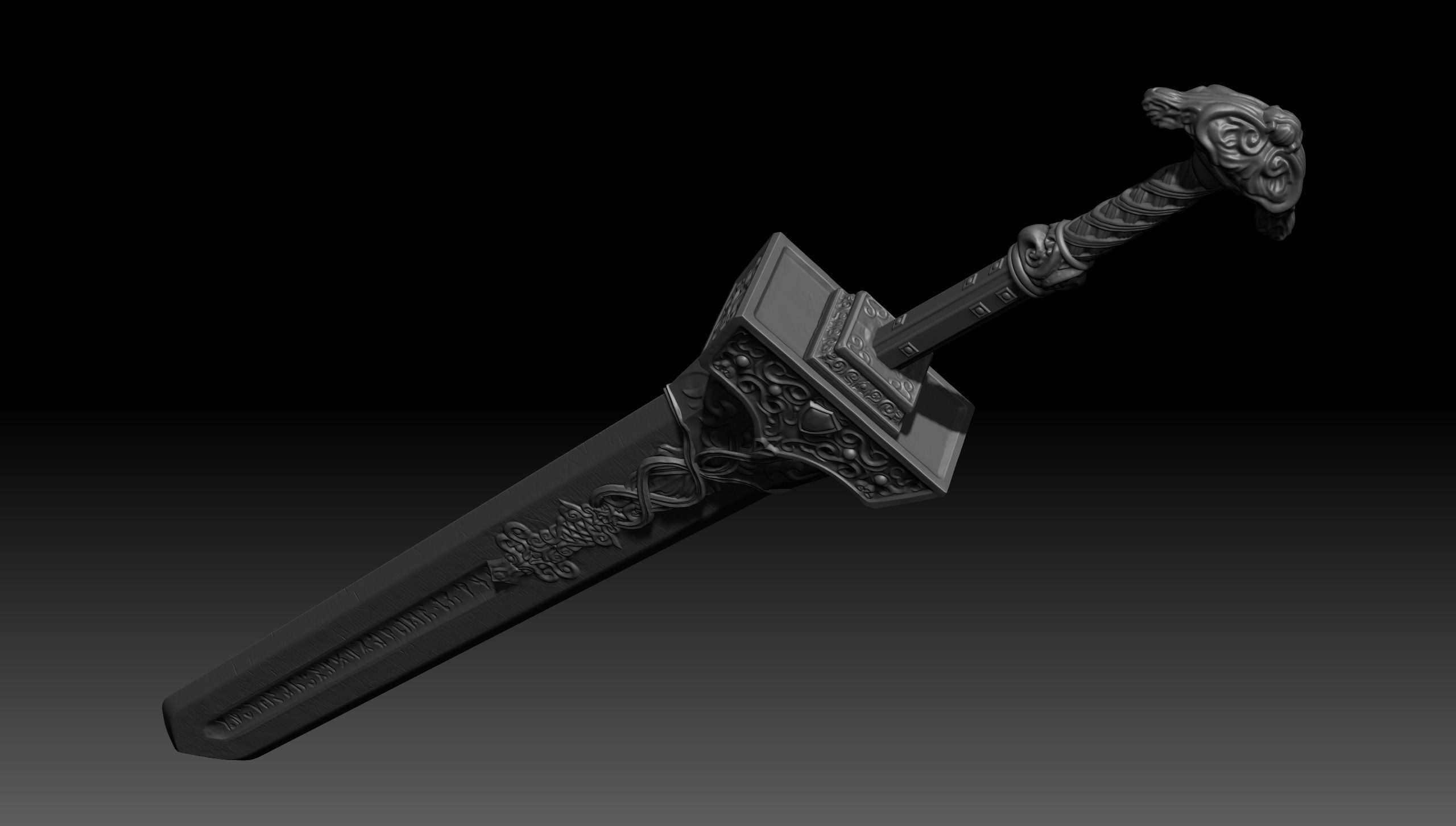 Royal Greatsword - Elden Ring weapon 3D model 3D printable | CGTrader