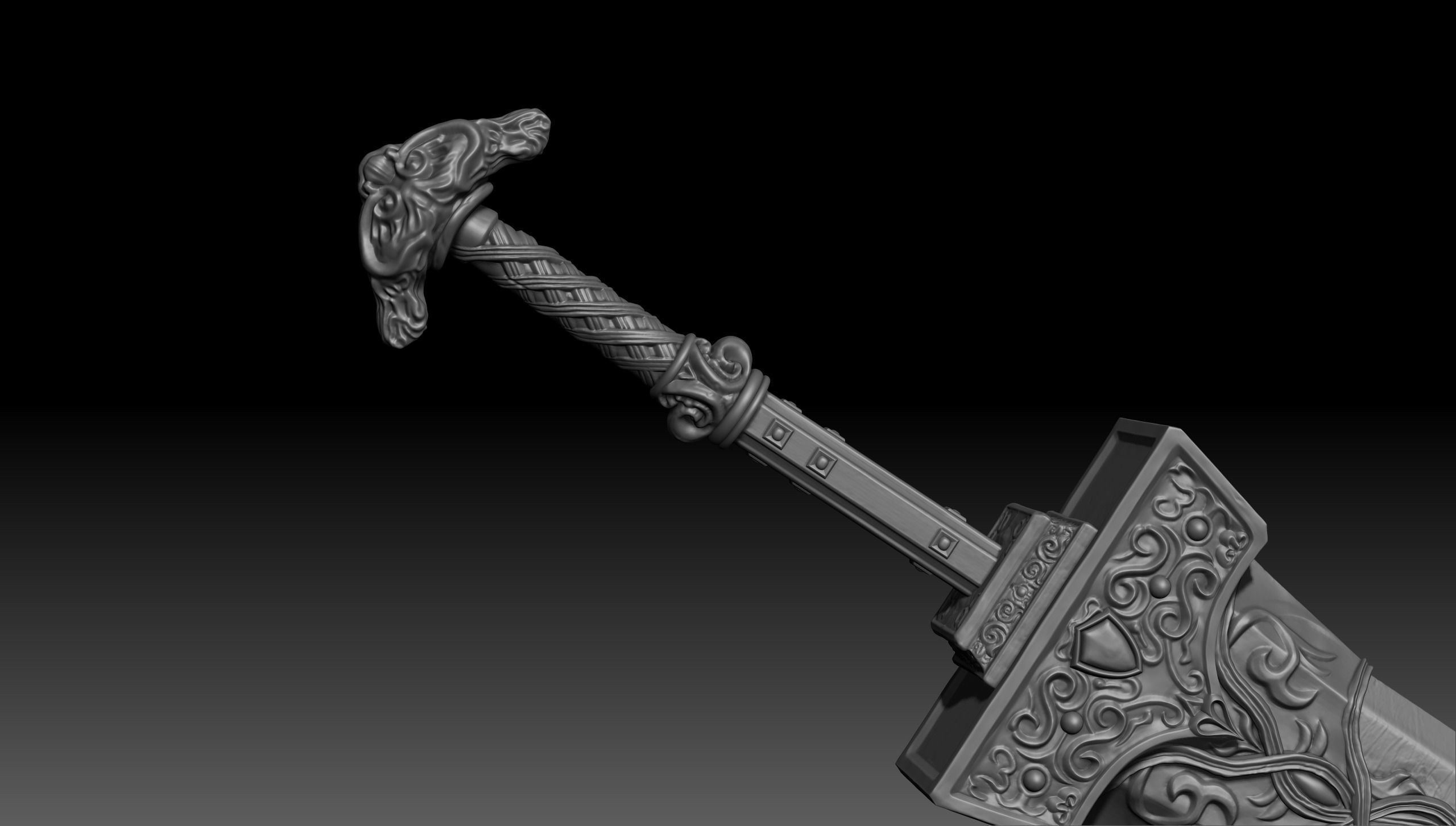 Royal Greatsword - Elden Ring weapon 3D model 3D printable | CGTrader