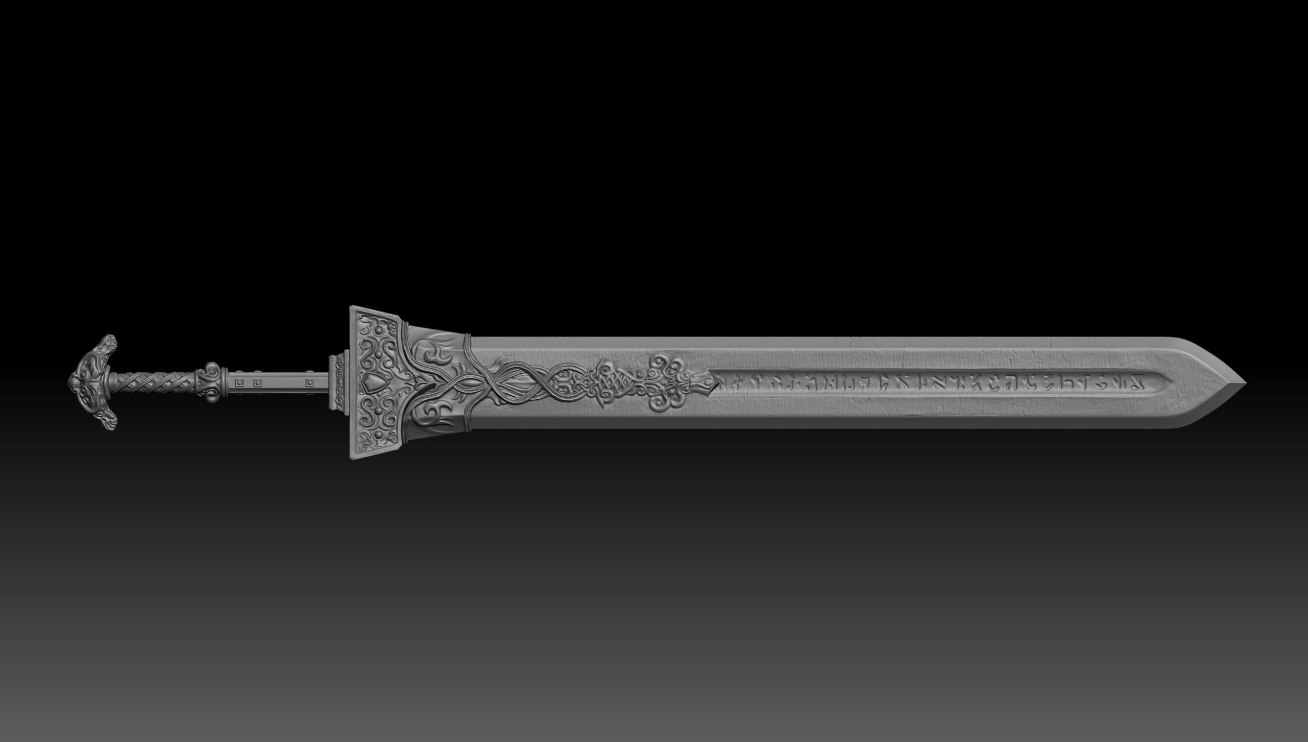 Royal Greatsword - Elden Ring weapon 3D model 3D printable | CGTrader