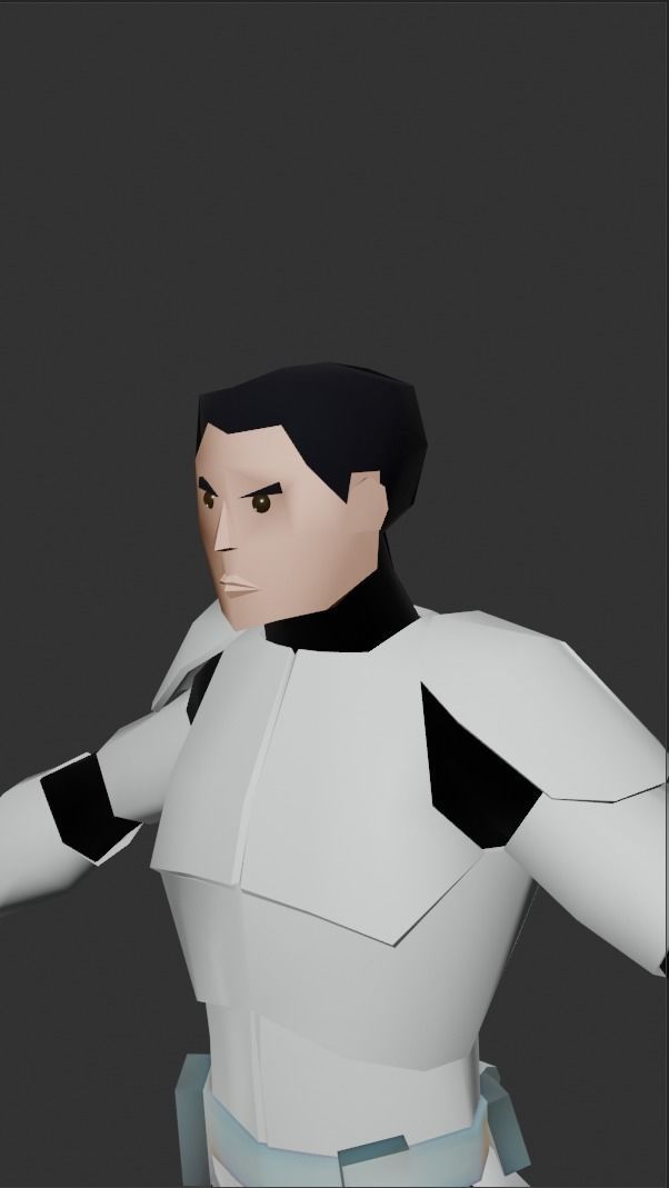 Clone Trooper Low Poly Phase 1 free 3D model | CGTrader