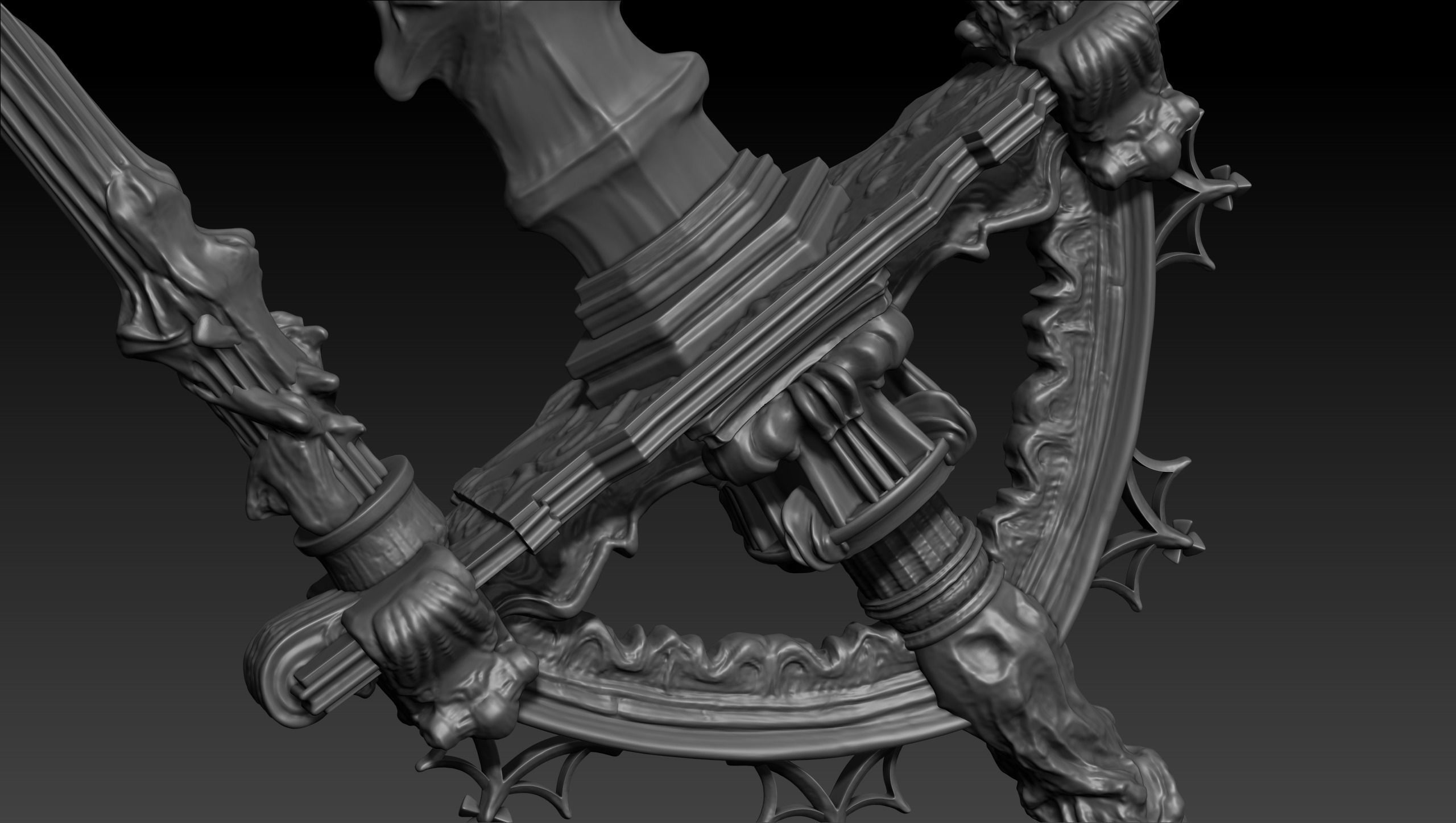 Mohgwyns Sacred Spear - Elden Ring weapon 3D model 3D printable | CGTrader