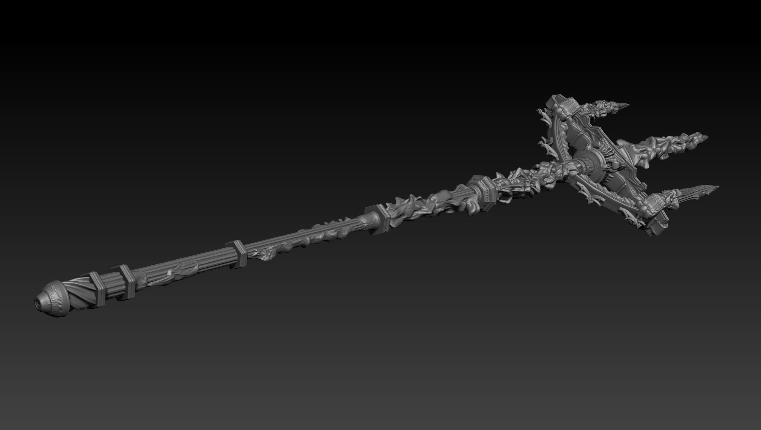 Mohgwyns Sacred Spear - Elden Ring weapon 3D model 3D printable | CGTrader