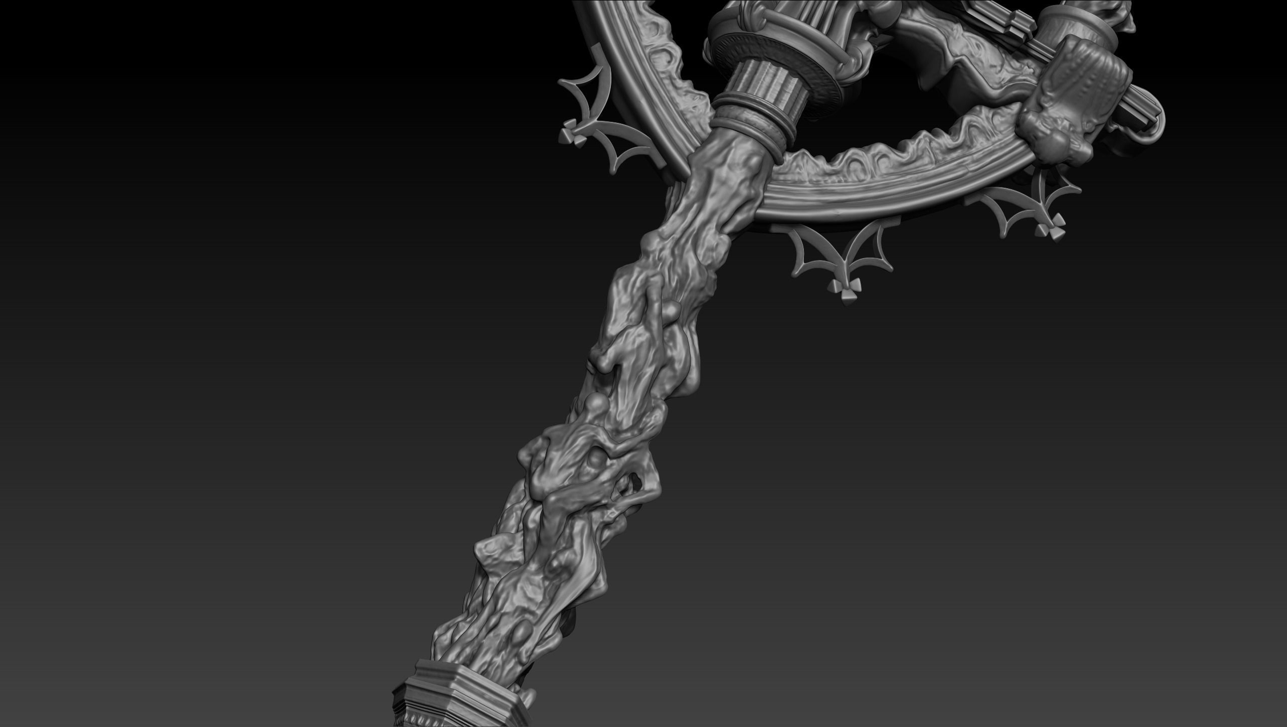 Mohgwyns Sacred Spear - Elden Ring weapon 3D model 3D printable | CGTrader