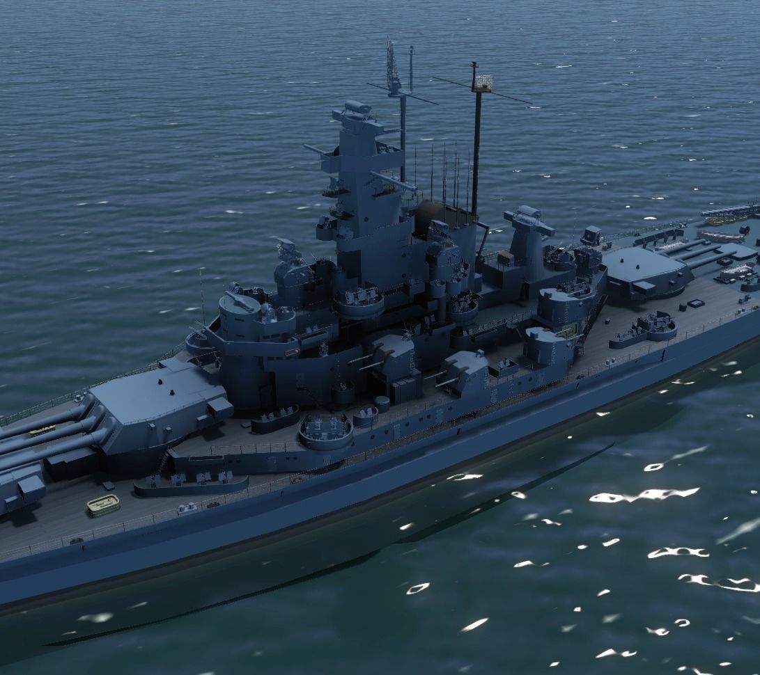 USS SOUTH DAKOTA BATTLESHIP 3D MODEL 3D model | CGTrader
