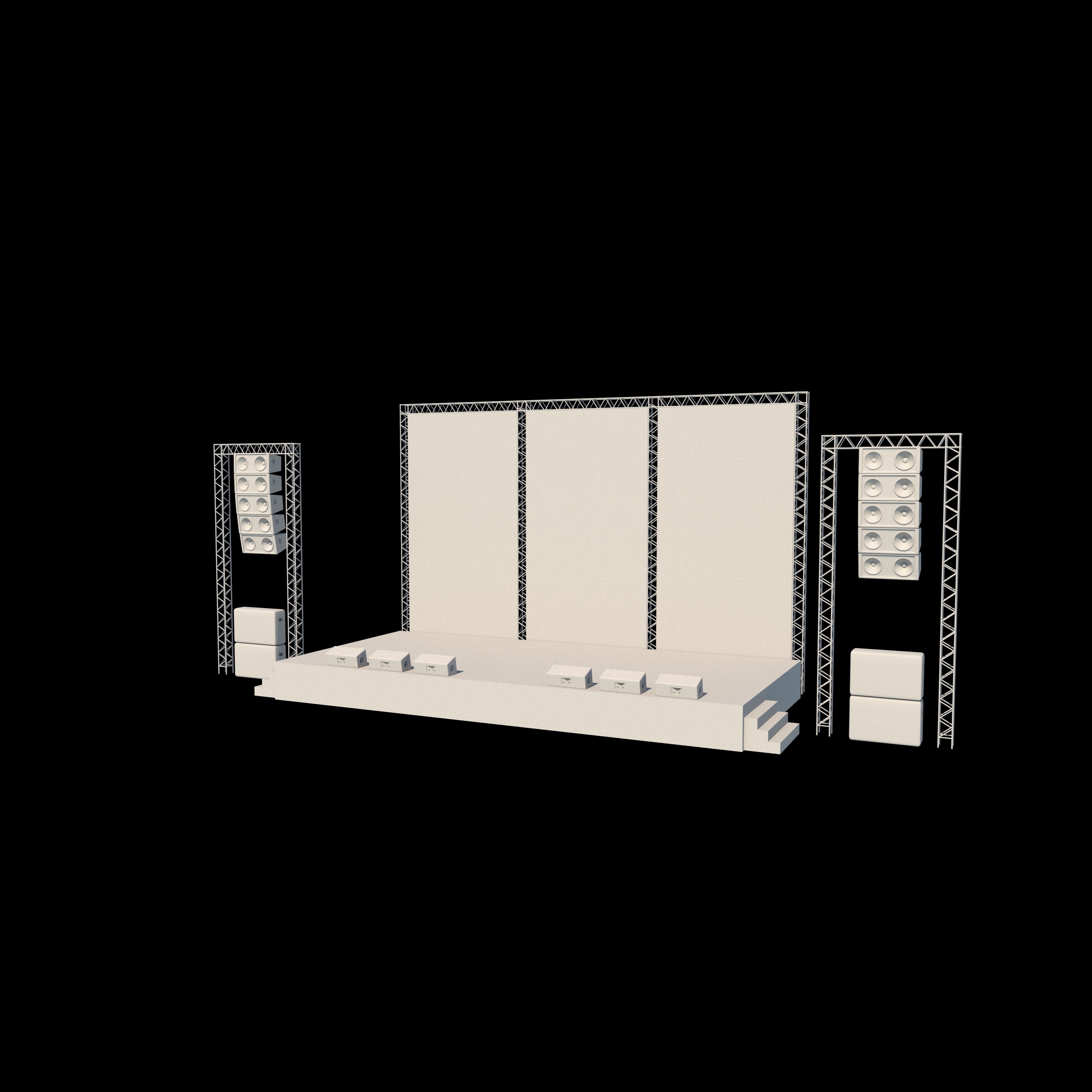 stage 3D model animated | CGTrader