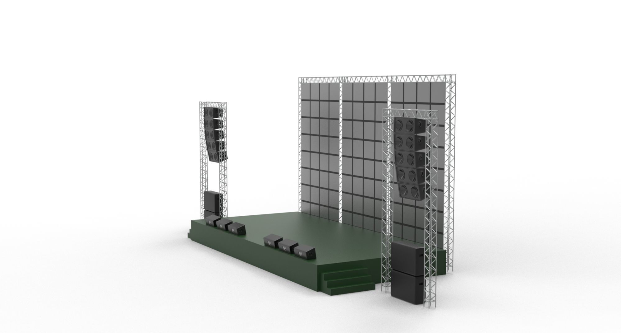 stage 3D model animated | CGTrader