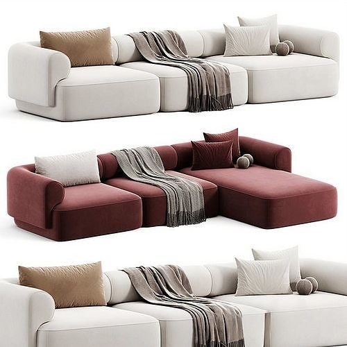 sofa 3d model free 3D model | CGTrader