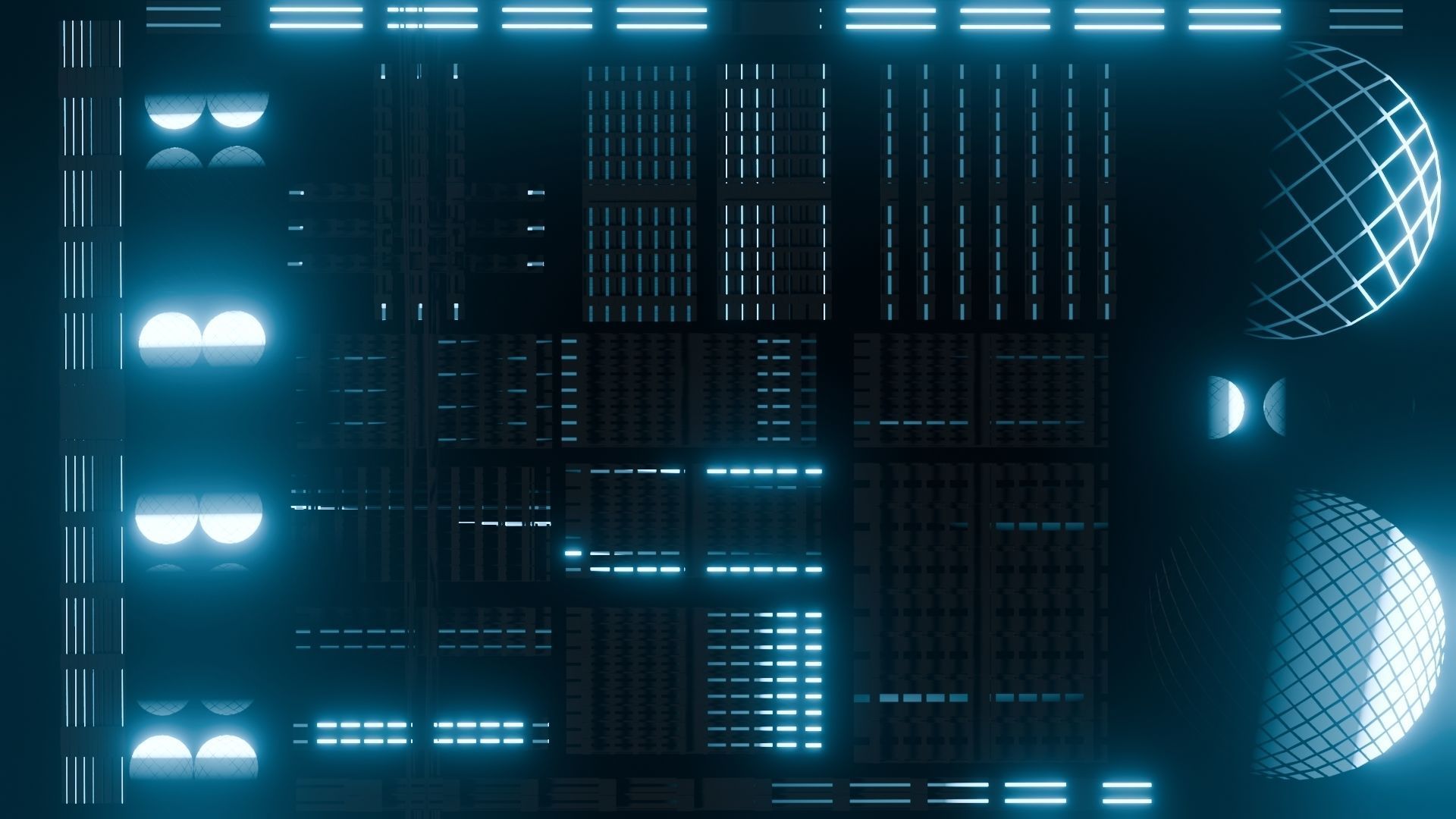 FREE SCIFI LED PANELS free VR / AR / low-poly 3D model animated | CGTrader