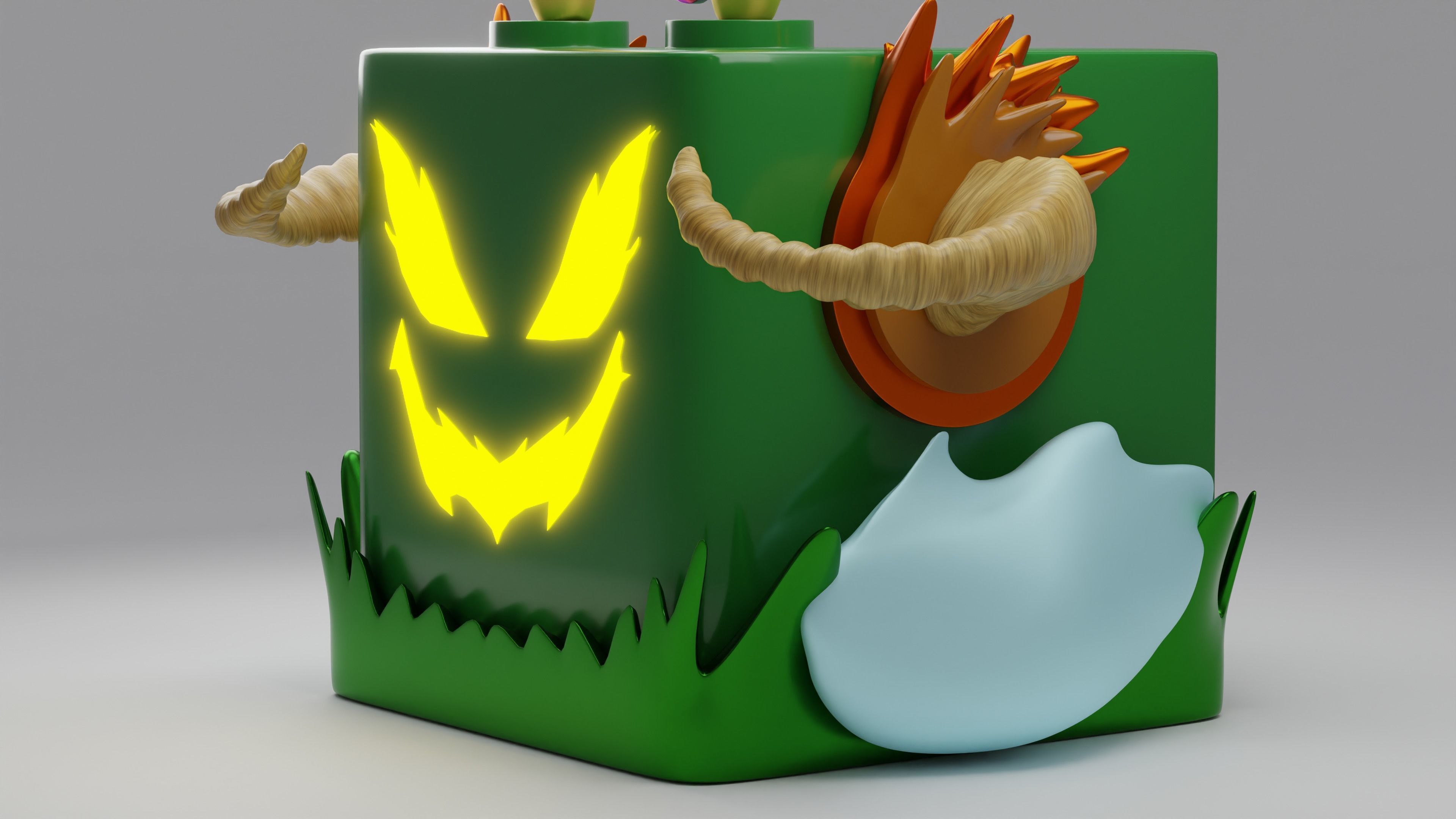 Dragon Fruit from Blox Fruit 3D model | CGTrader