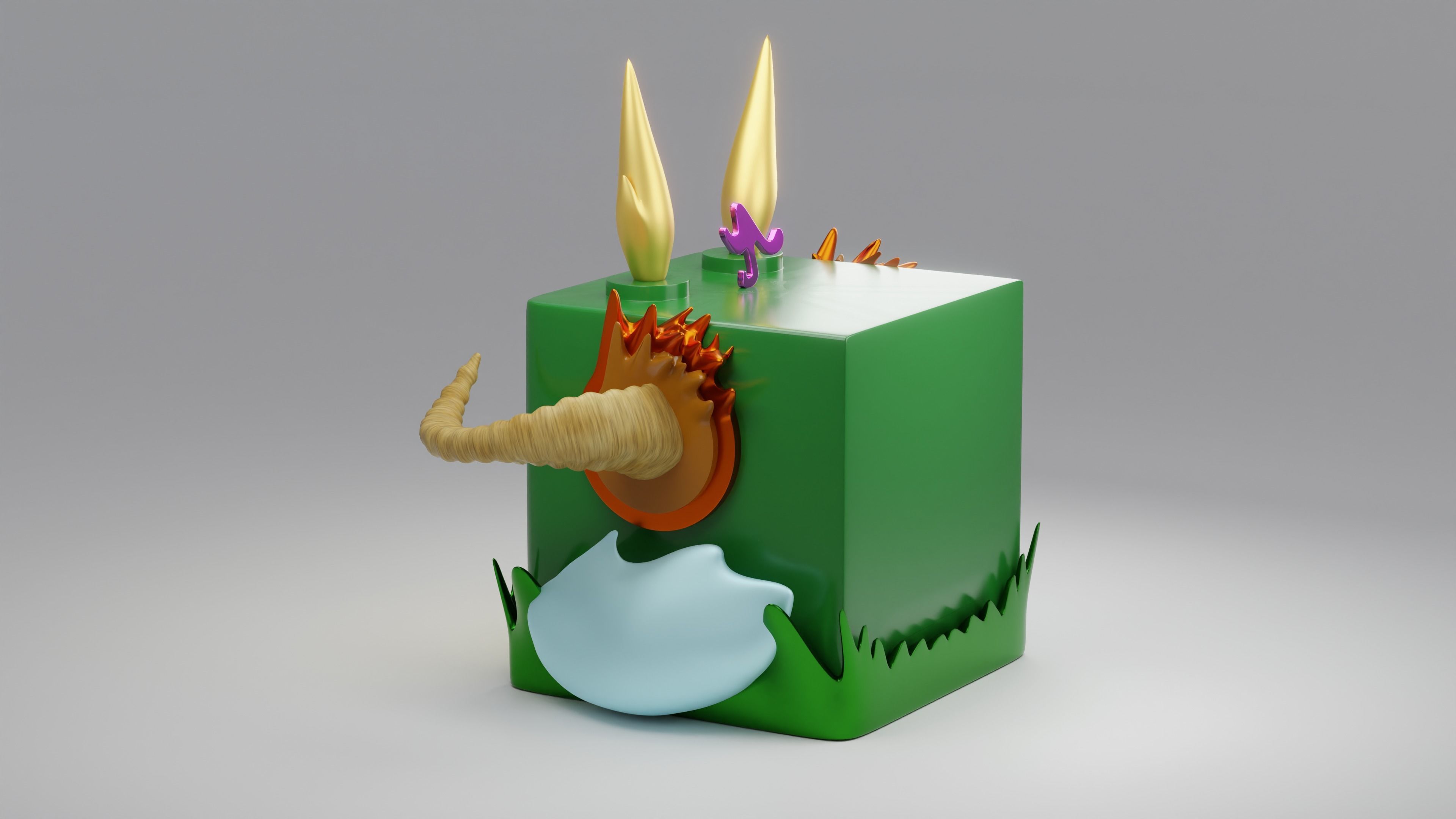 Dragon Fruit from Blox Fruit 3D model | CGTrader