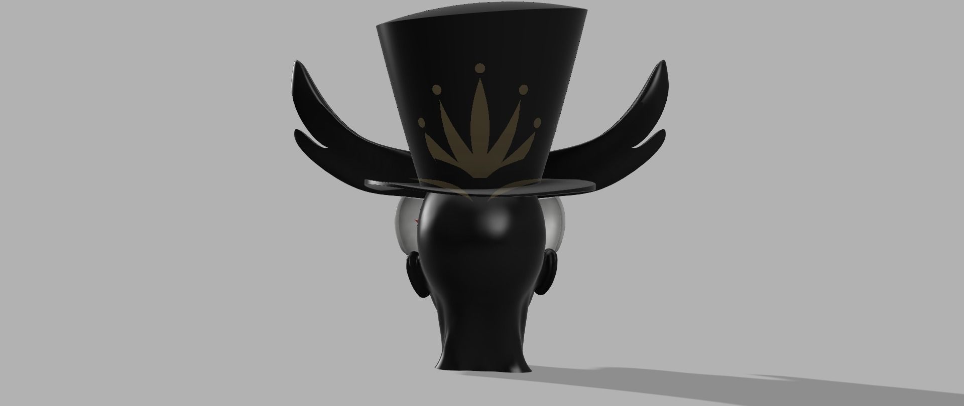 Stolas mask and hat - Helluva Boss 3D model 3D printable | CGTrader