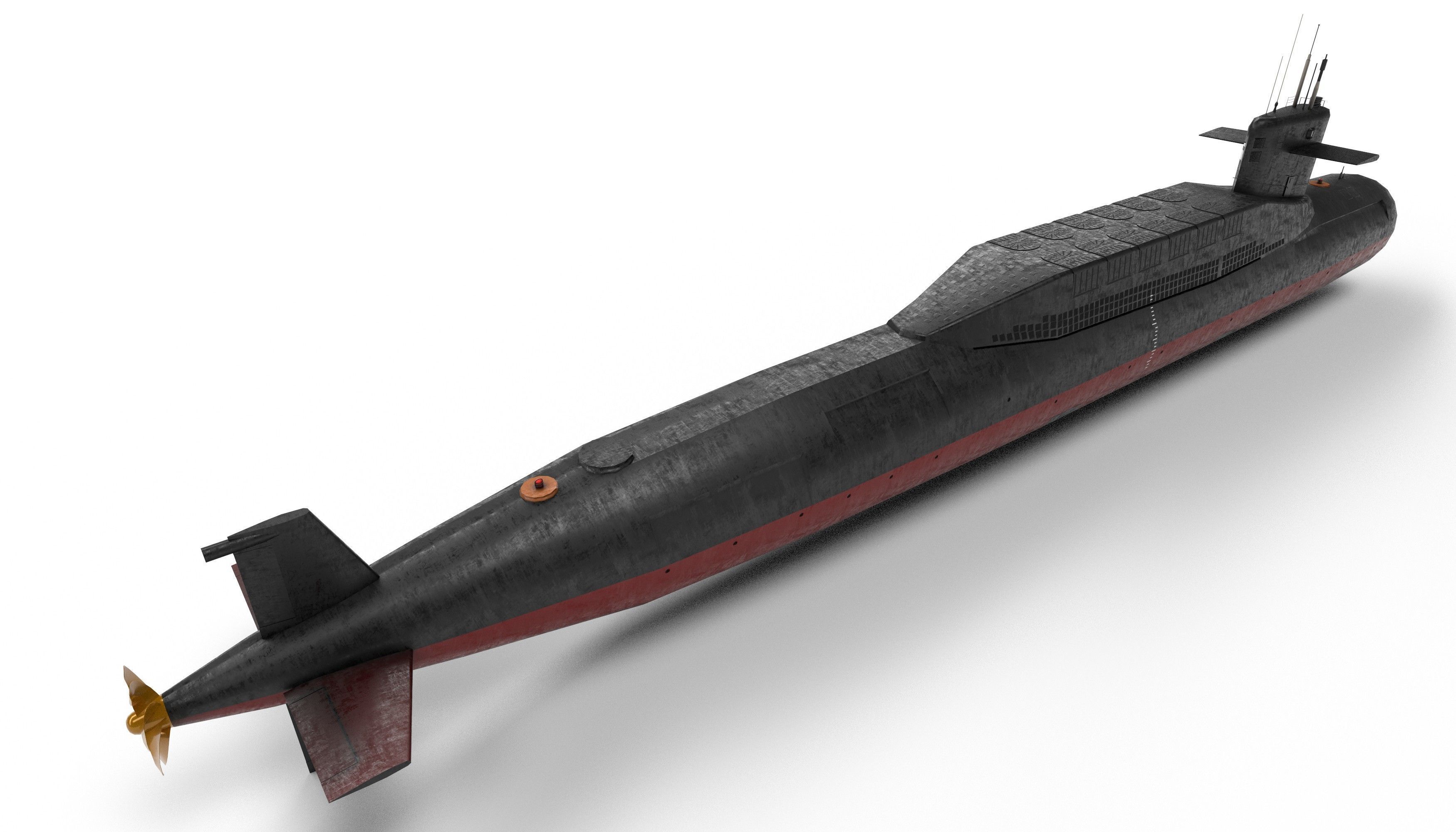 3D model Type 094 jin class submarine VR / AR / low-poly | CGTrader