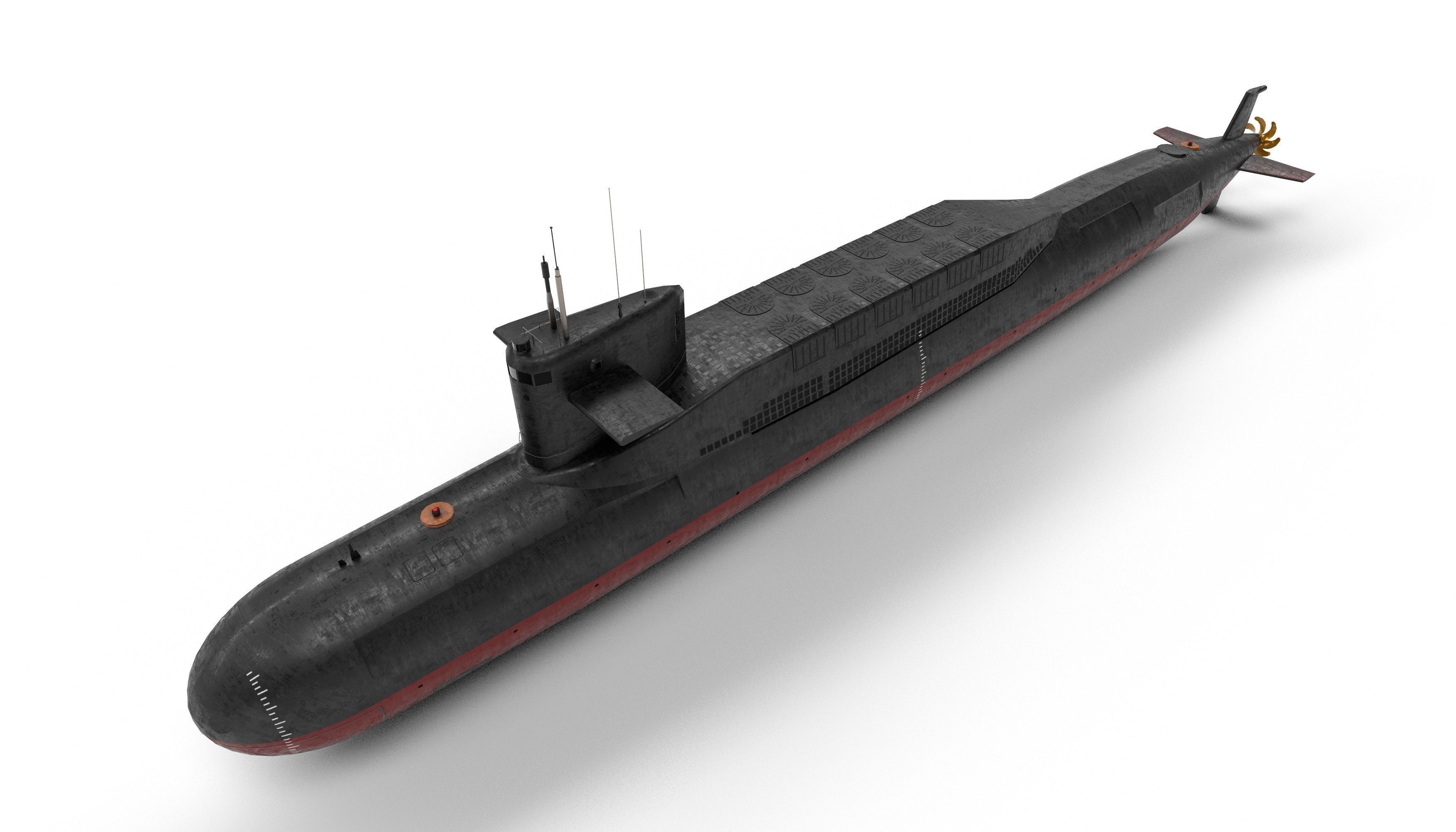3D model Type 094 jin class submarine VR / AR / low-poly | CGTrader