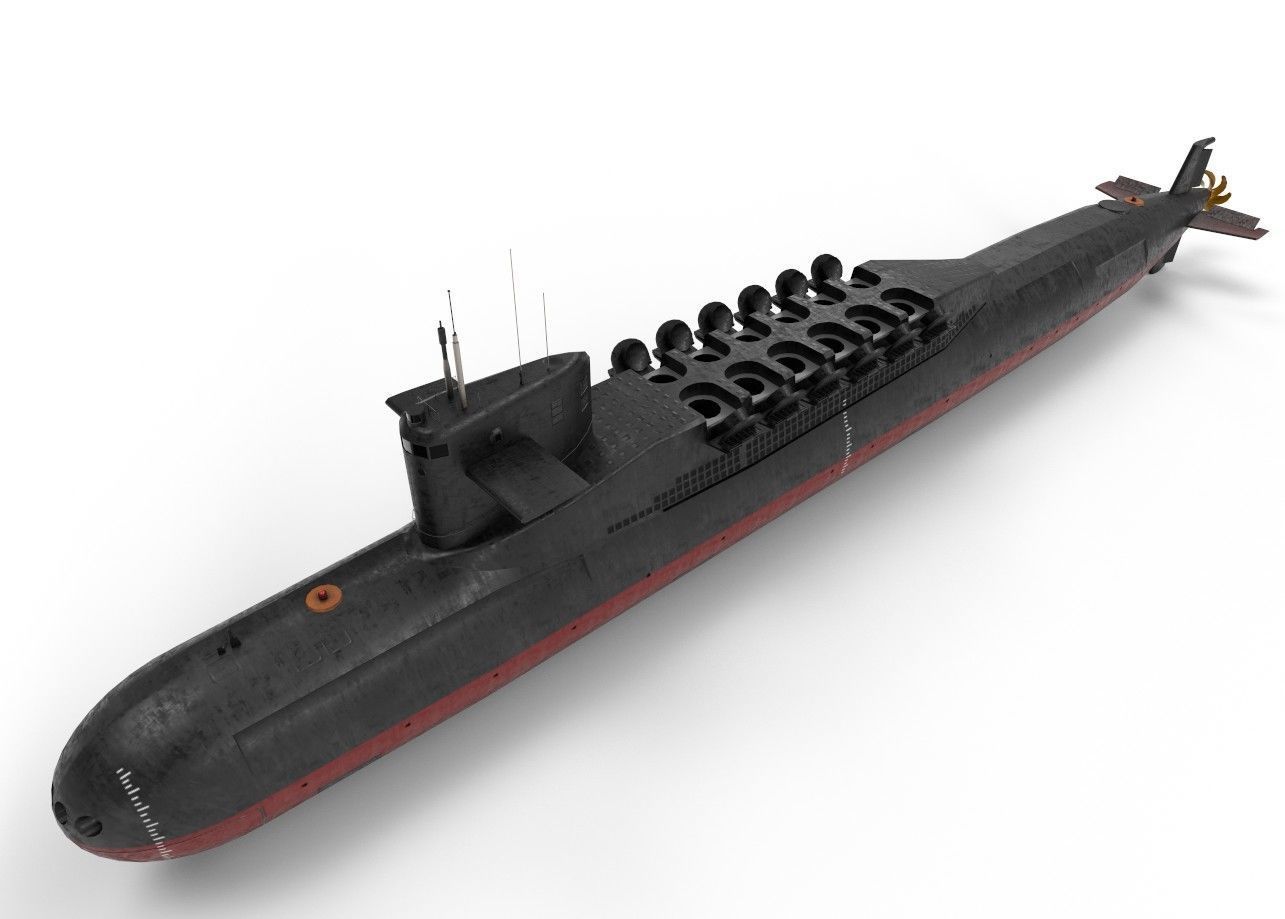 3D model Type 094 jin class submarine VR / AR / low-poly | CGTrader