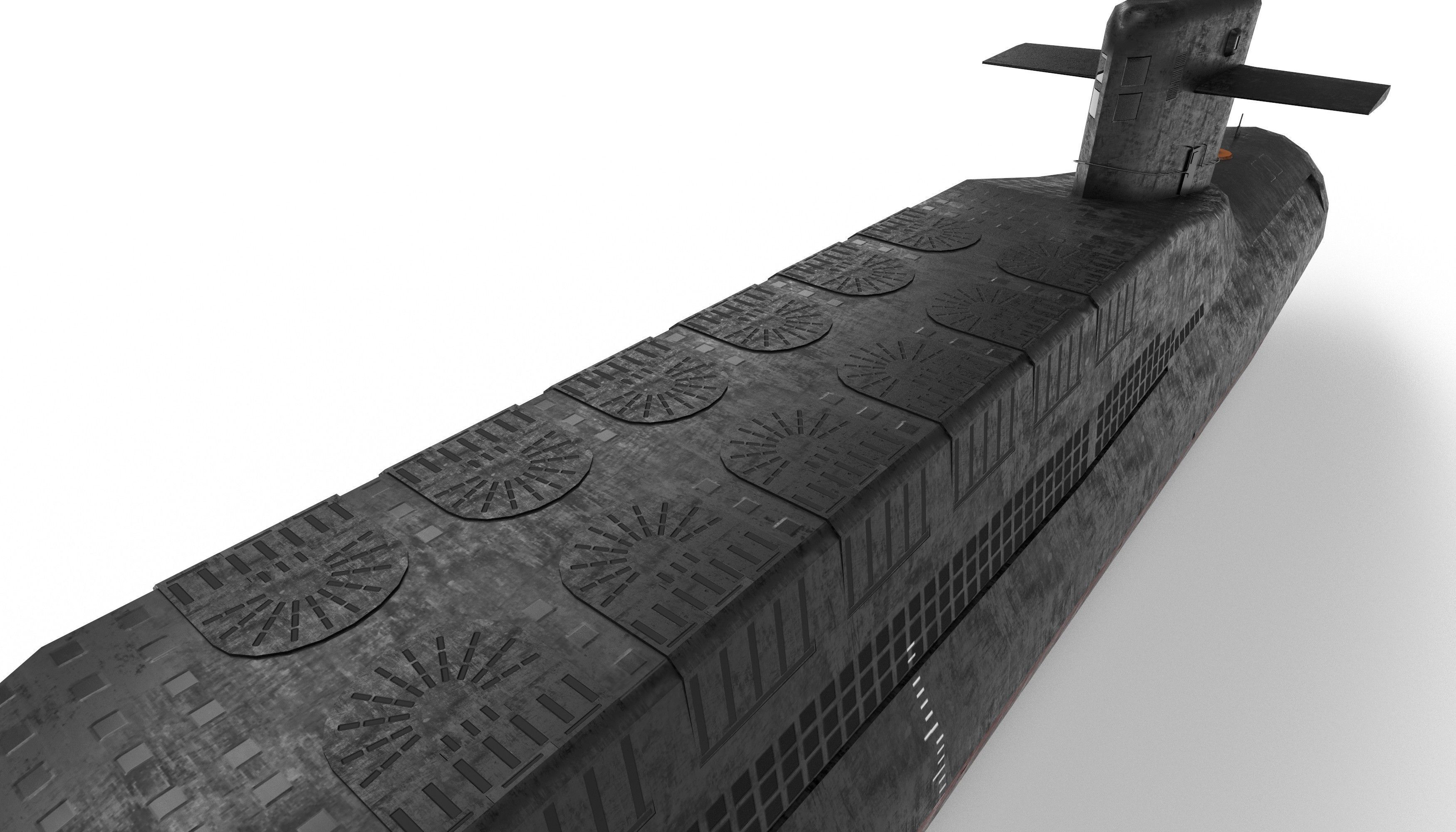 3D model Type 094 jin class submarine VR / AR / low-poly | CGTrader