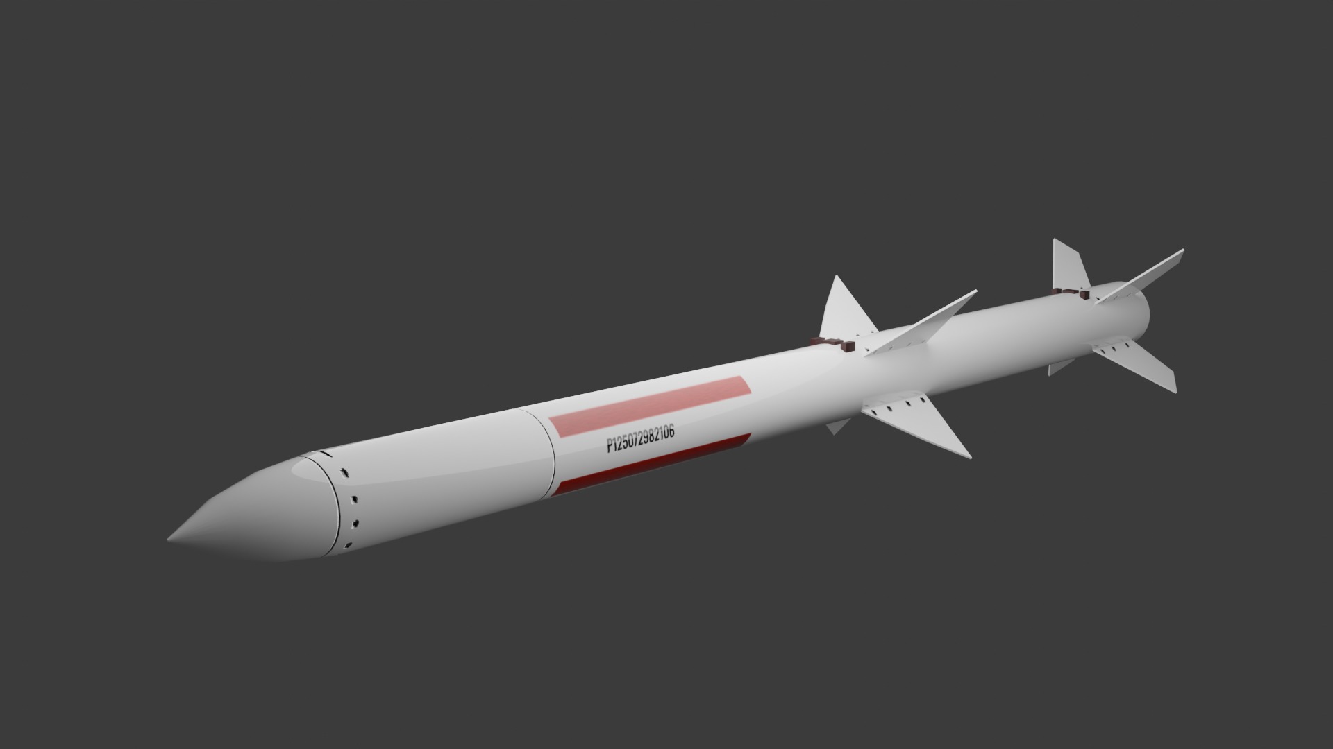 3D model PL-12 Air to Air Missile VR / AR / low-poly | CGTrader