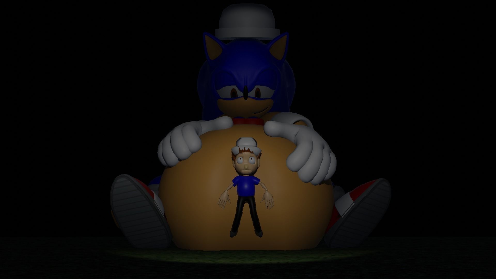 Modern Sonic the Hedgehog free 3D model rigged | CGTrader