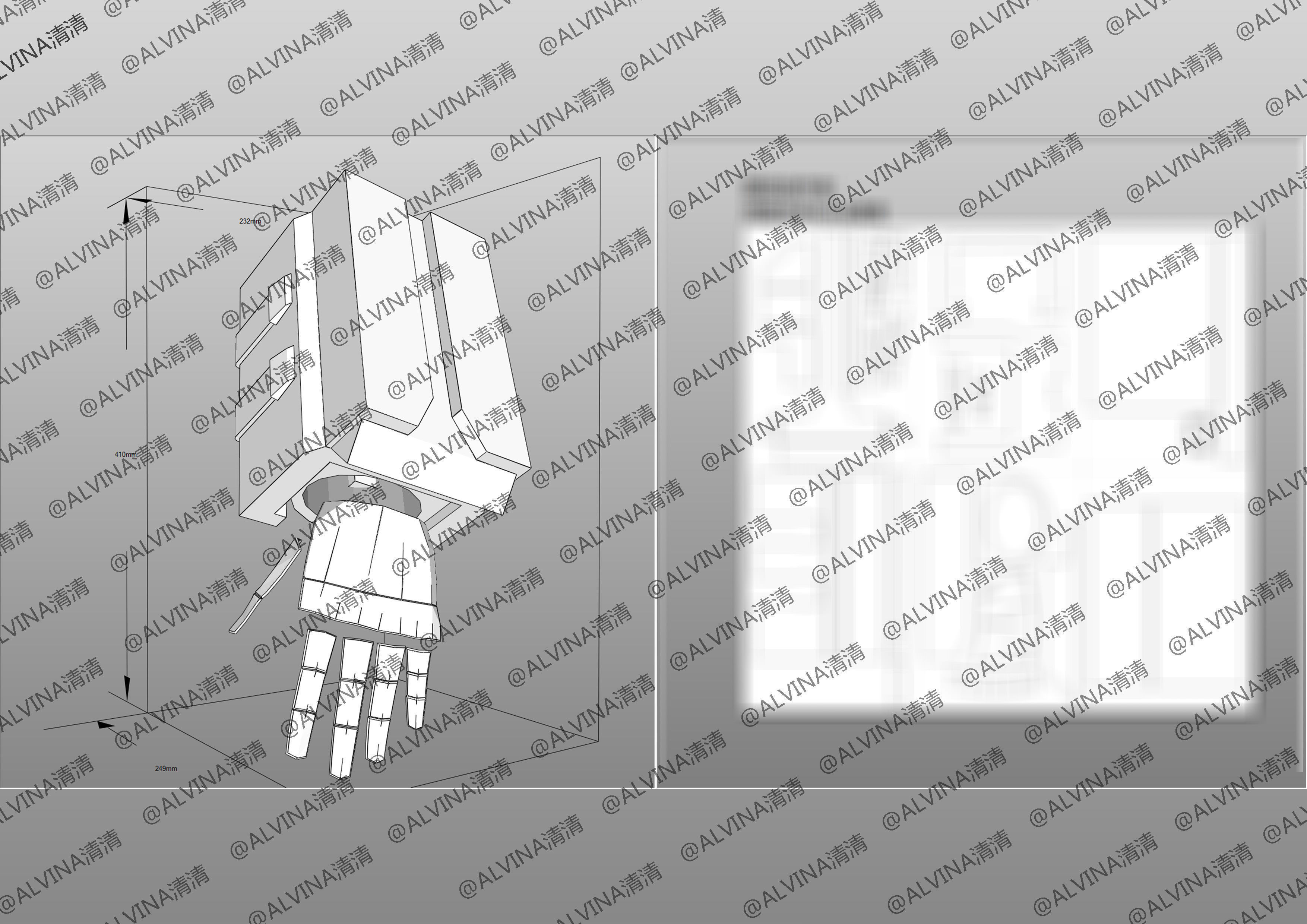 Made in Abyss Bondrewd Armor - DIY Cosplay Pepakura Foam 3D model ...