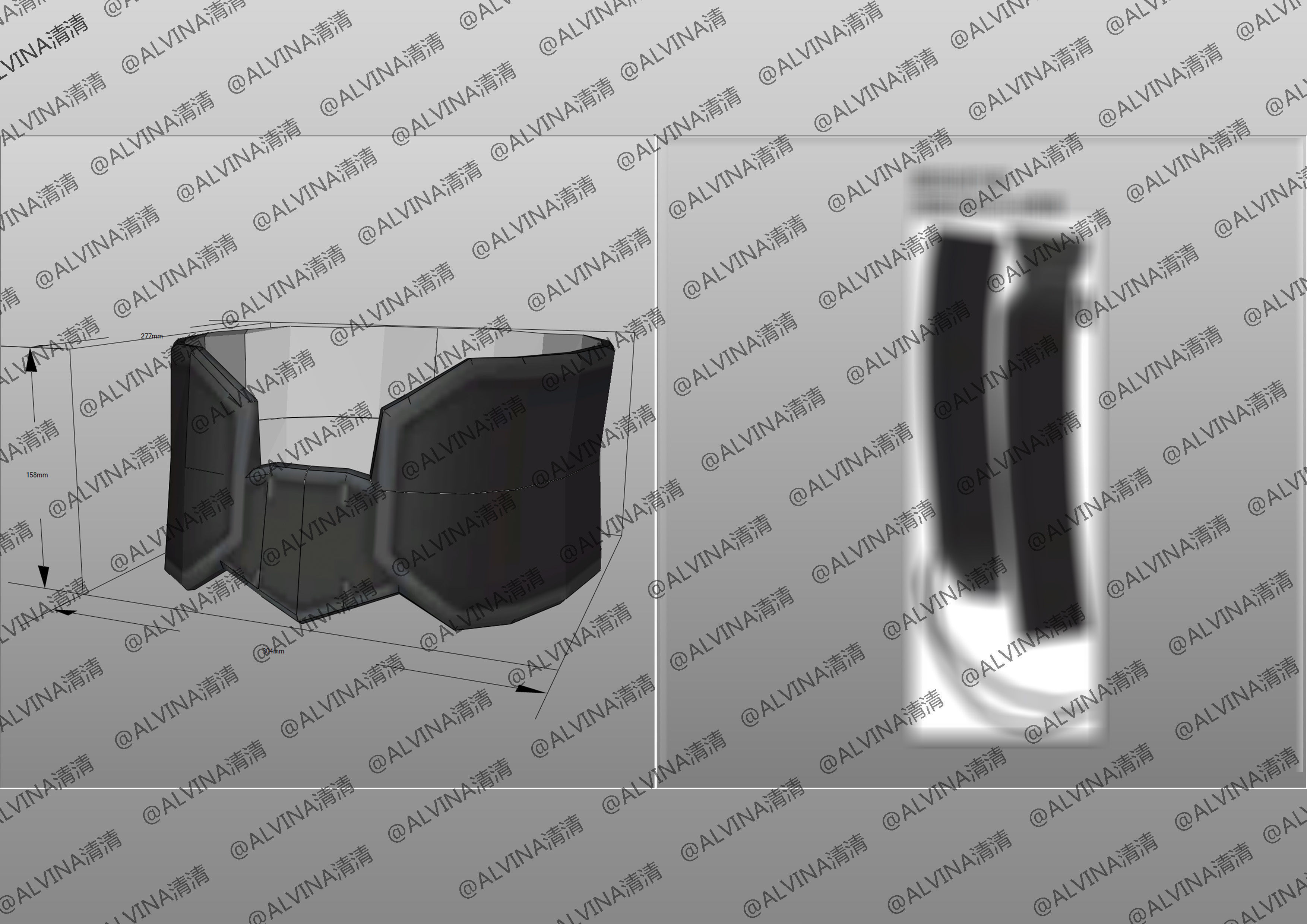 Made in Abyss Bondrewd Armor - DIY Cosplay Pepakura Foam 3D model ...