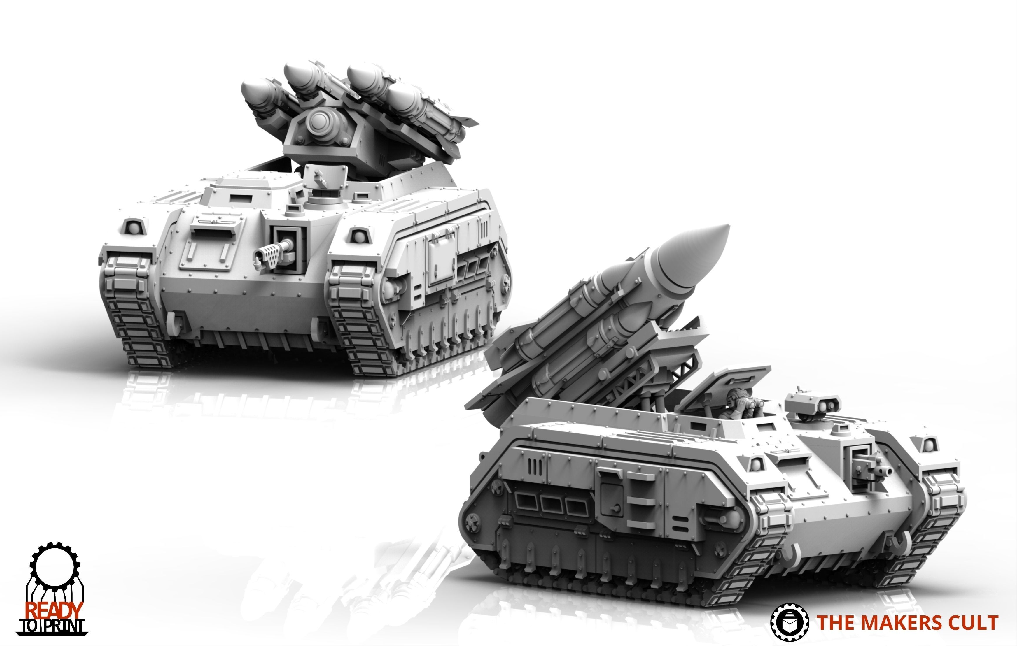 Universal Guard - Missile Tanks 3D model 3D printable | CGTrader