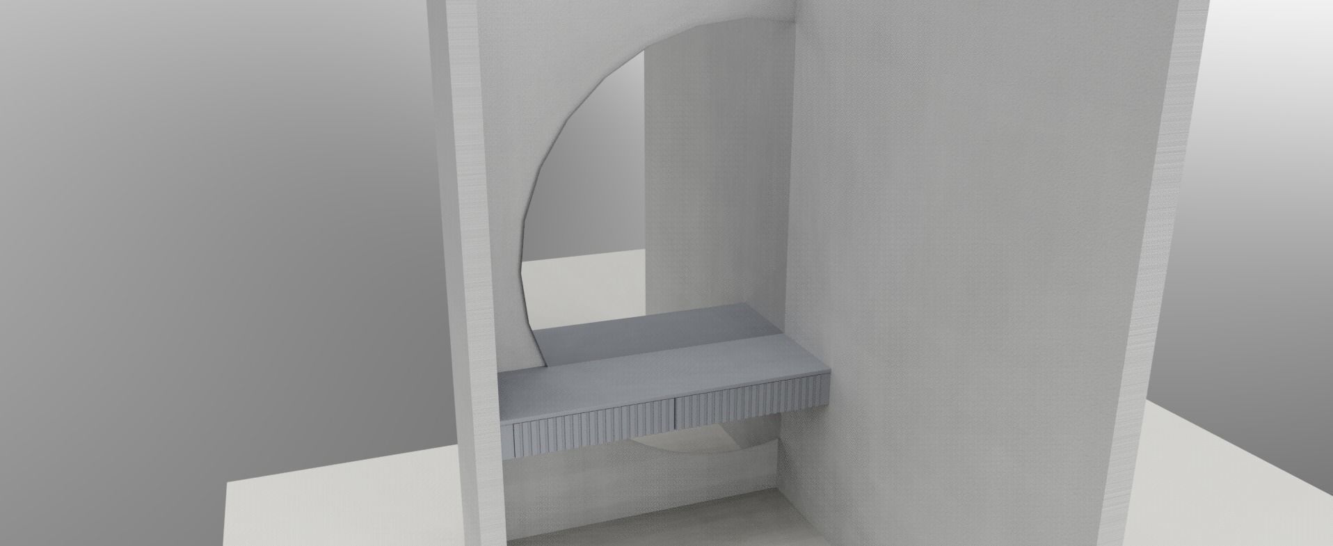 dressing table free 3D model | CGTrader