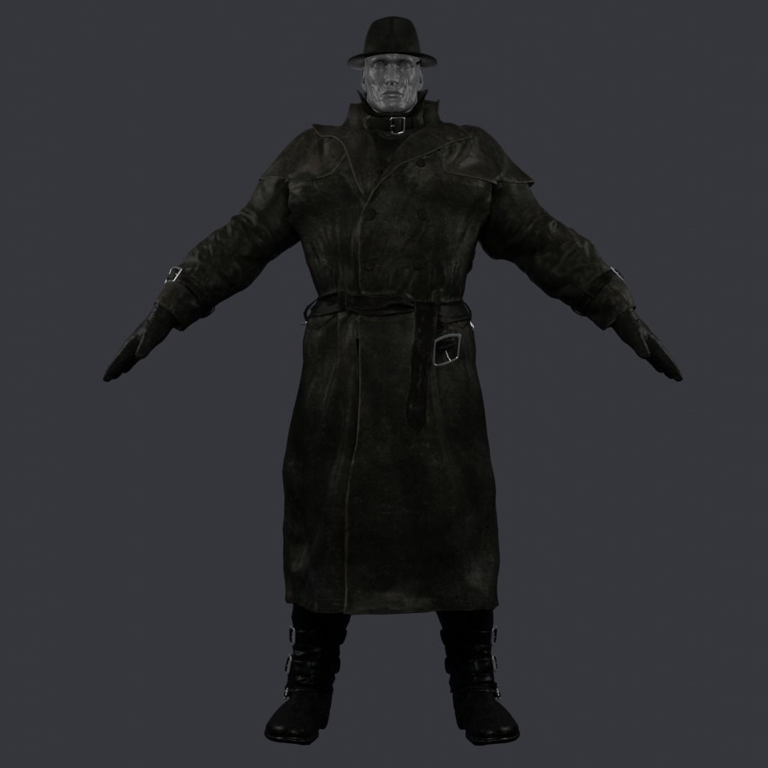 3D model Mr X Resident Evil VR / AR / low-poly | CGTrader