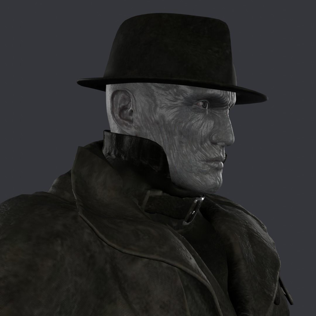 3D model Mr X Resident Evil VR / AR / low-poly | CGTrader