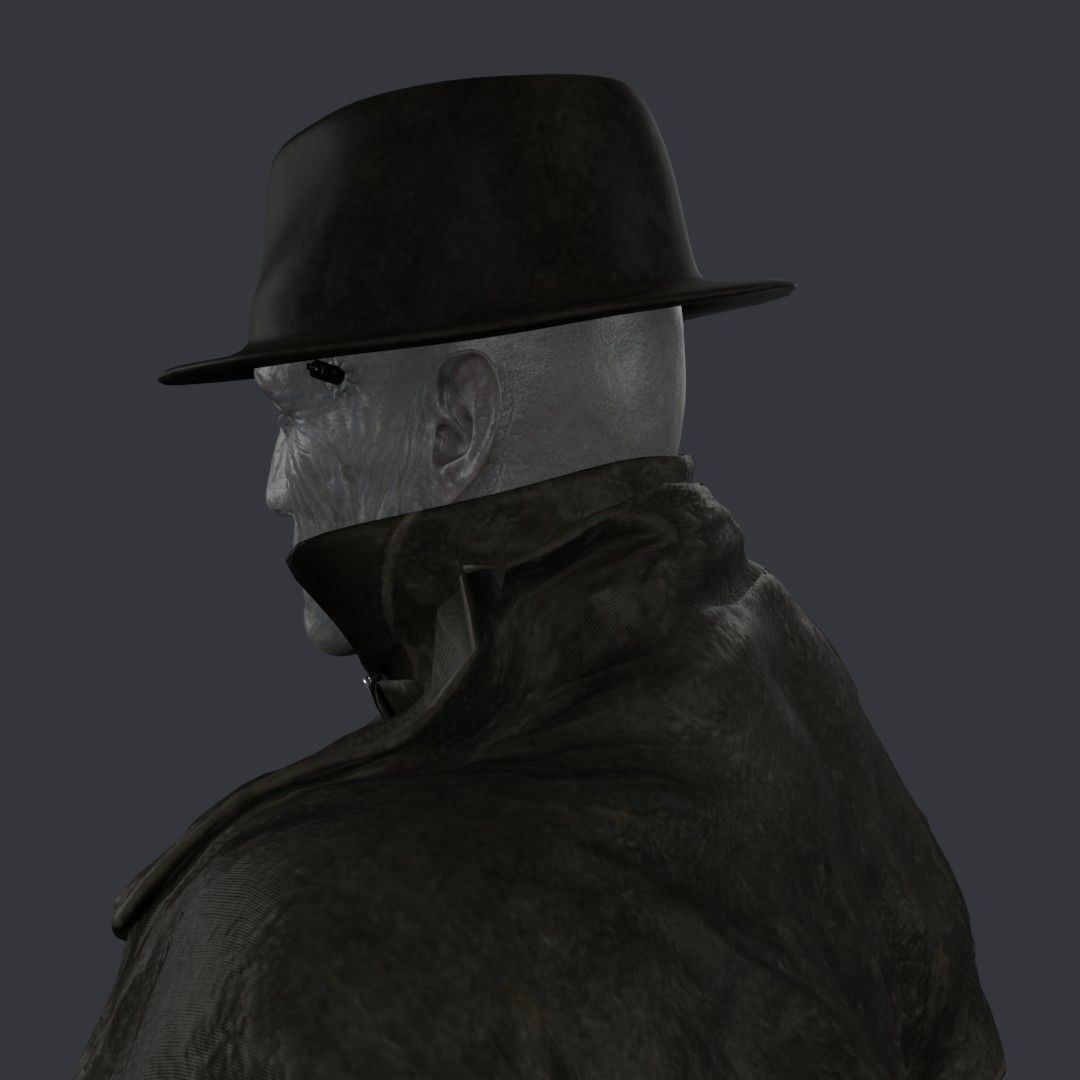 3D model Mr X Resident Evil VR / AR / low-poly | CGTrader