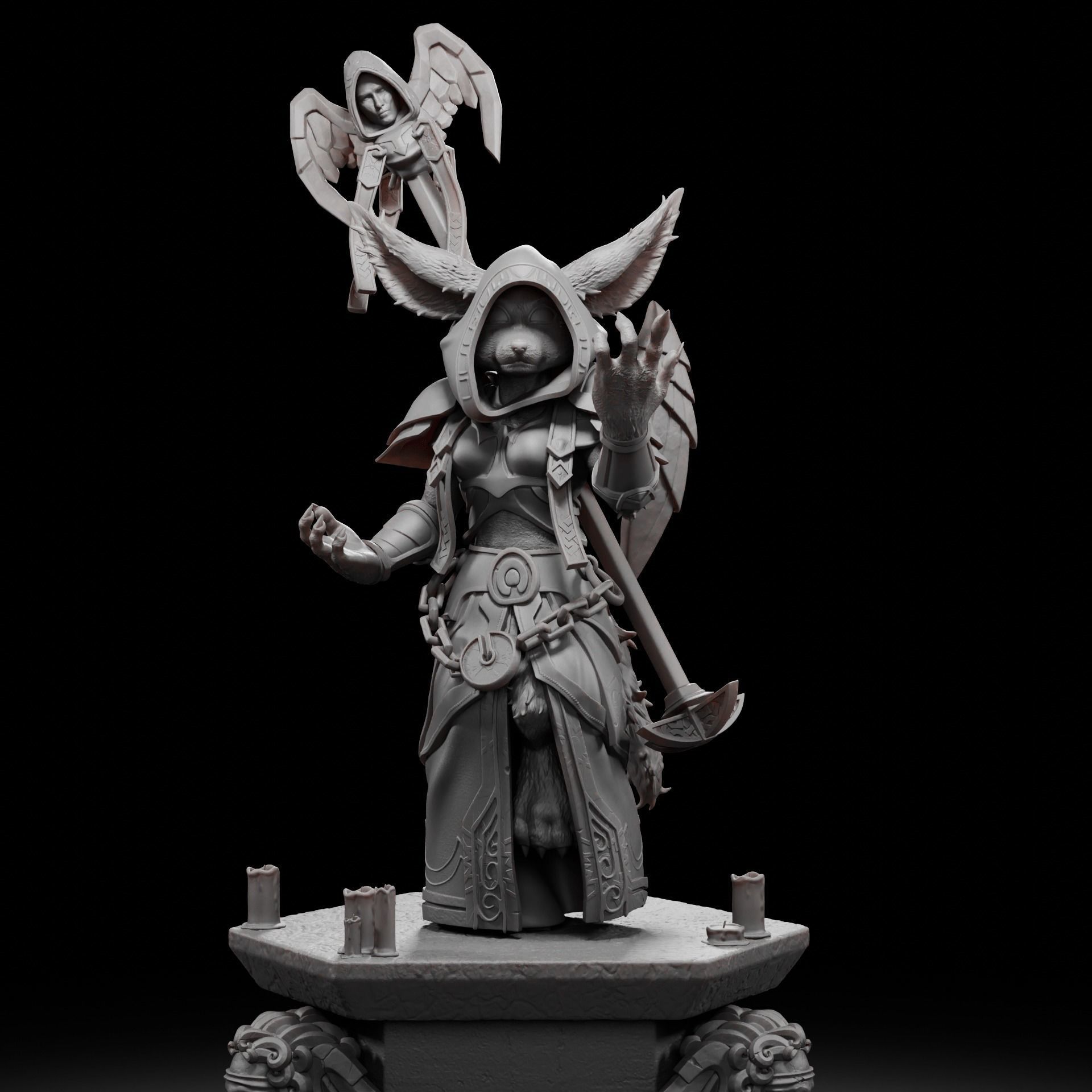 Vulpera Priest - World of Warcraft 3D model 3D printable | CGTrader
