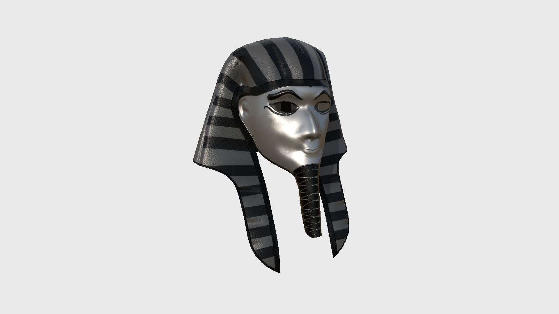 3D model Amun Mask A06 - Egyptian Gods Character Clothing VR / AR / low ...