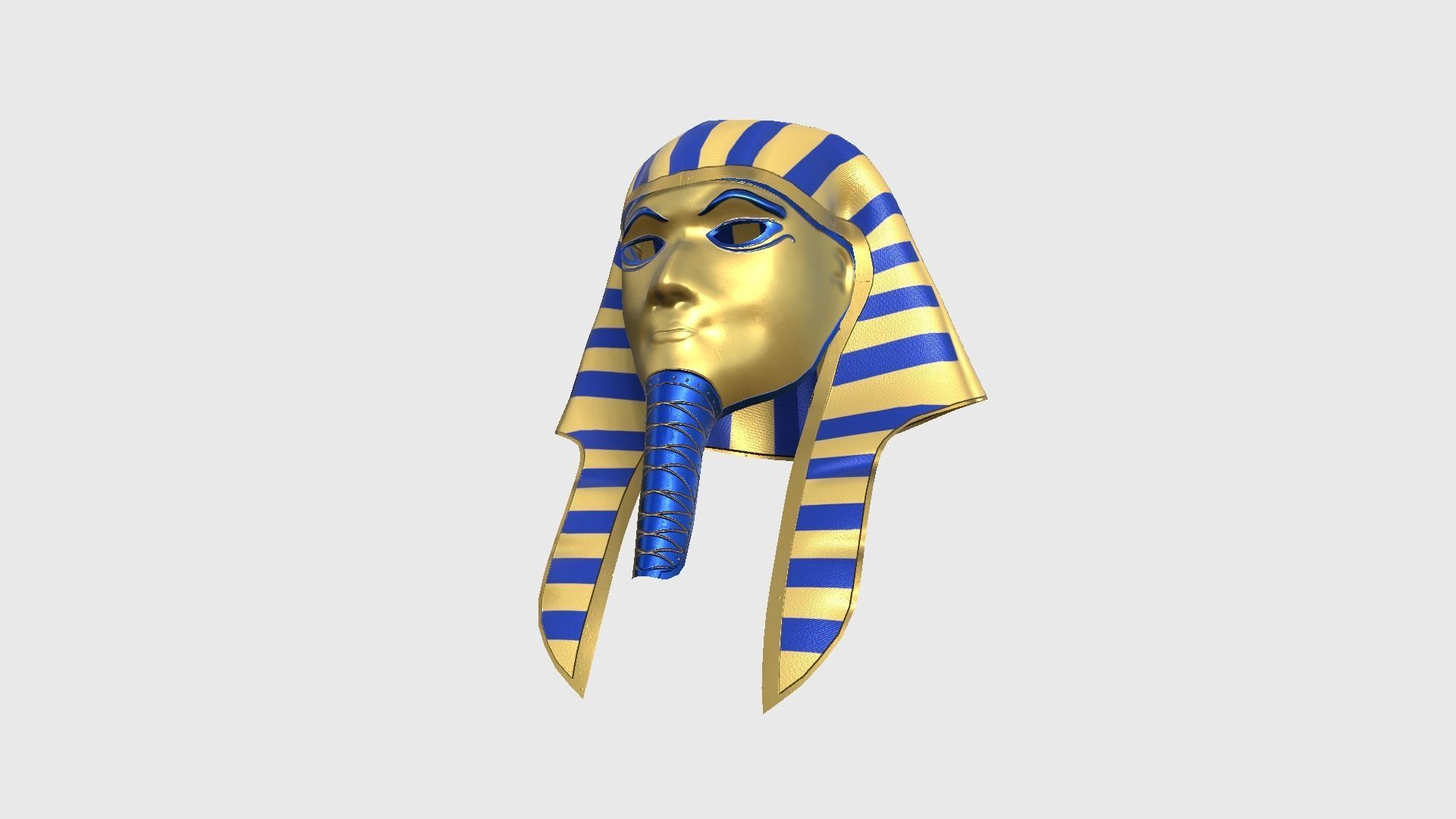 3D model Amun Mask A01 - Egyptian Gods Character Clothing VR / AR / low ...