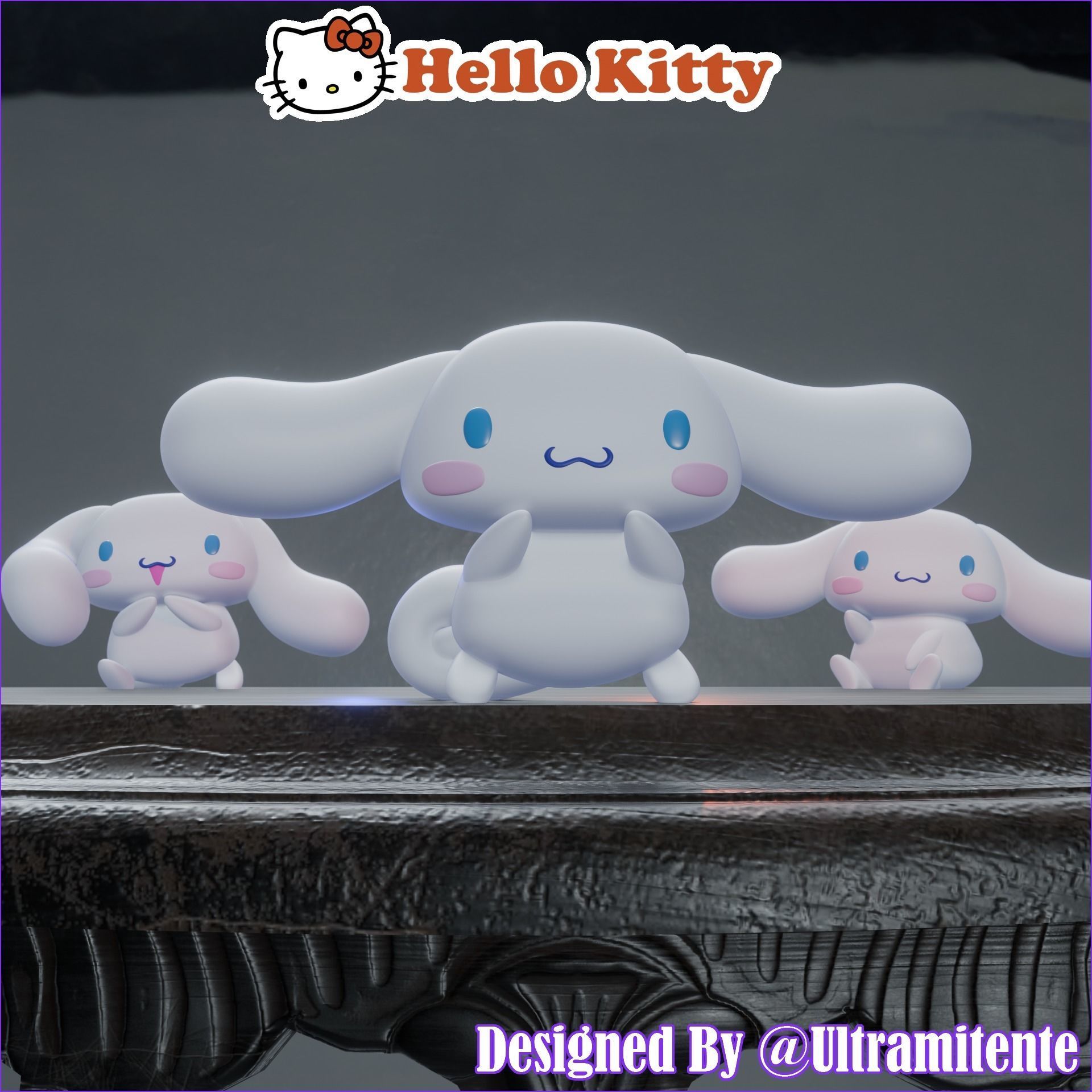 CINNAMOROLL PACK I 3D model 3D printable | CGTrader