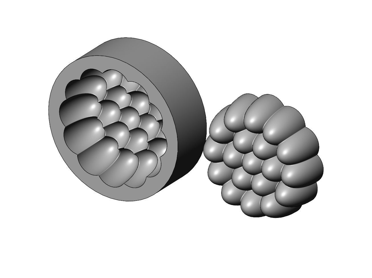 Egg shape pattern relief and mold 3D model 3D printable | CGTrader