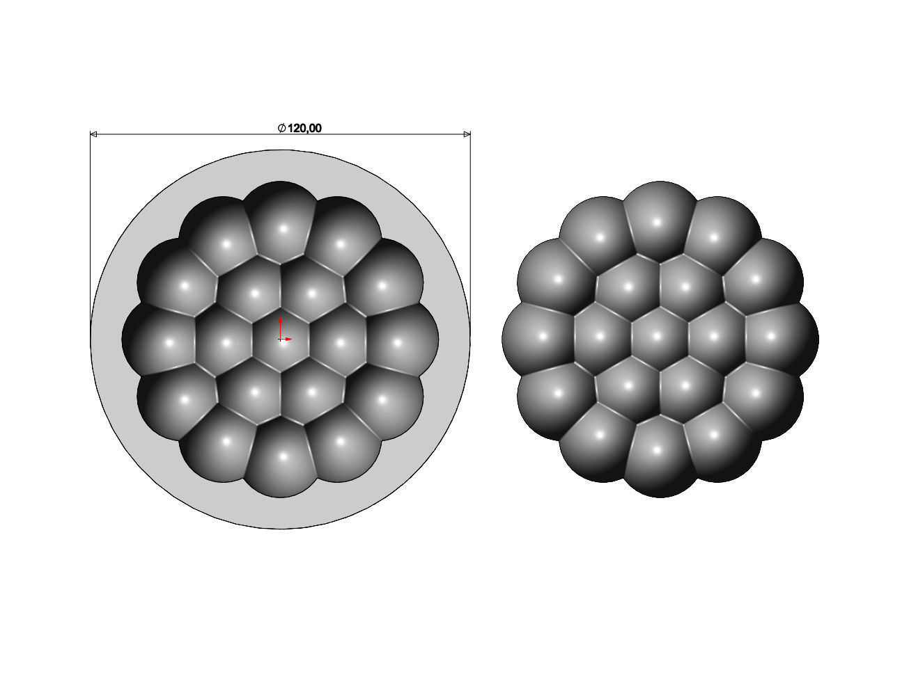 Egg shape pattern relief and mold 3D model 3D printable | CGTrader