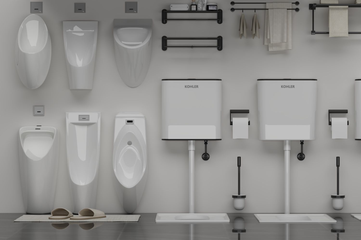 Sanitary Tools free 3D model | CGTrader