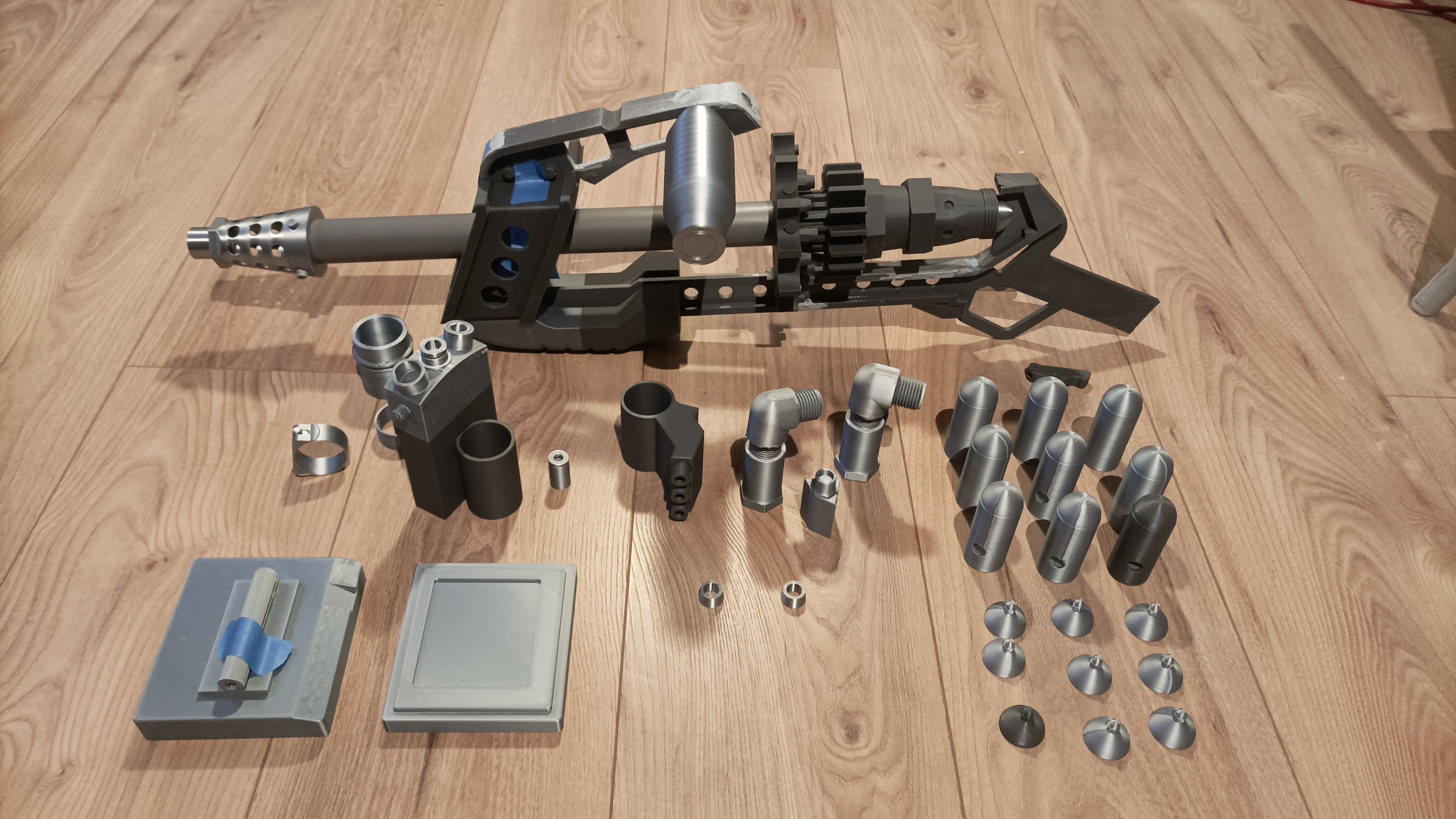 Printable LIGHTNING GUN from THE MATRIX 3D model 3D printable | CGTrader