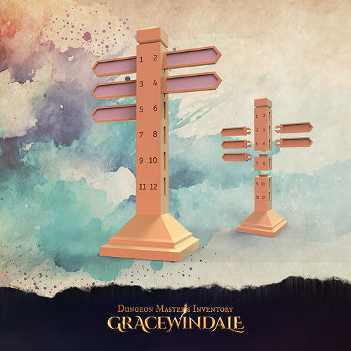 Initiative Tracker - Post free 3D model 3D printable | CGTrader