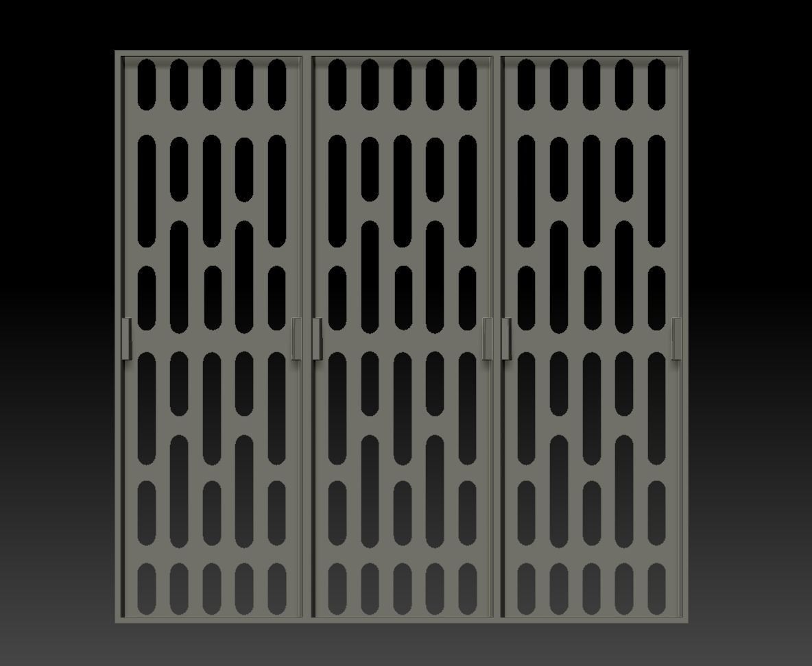 Star Wars Death Star interior wall panels for Detolf 3D model 3D ...